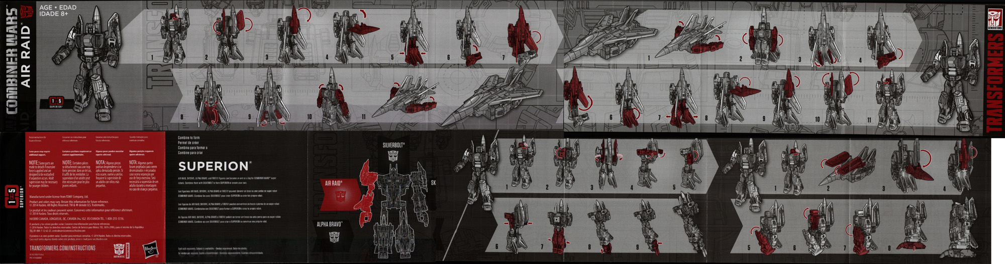 Aerialbots (Superion, Generations) Air Raid (Transformers, Generations ...