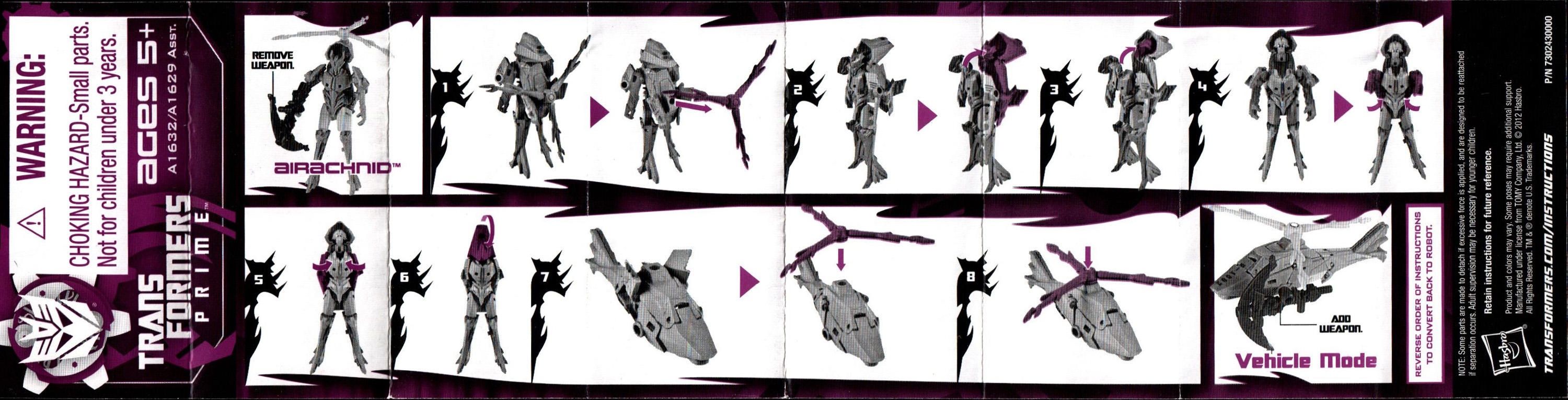 Cyberverse Legion Class Airachnid (Transformers, Prime, Decepticon ...