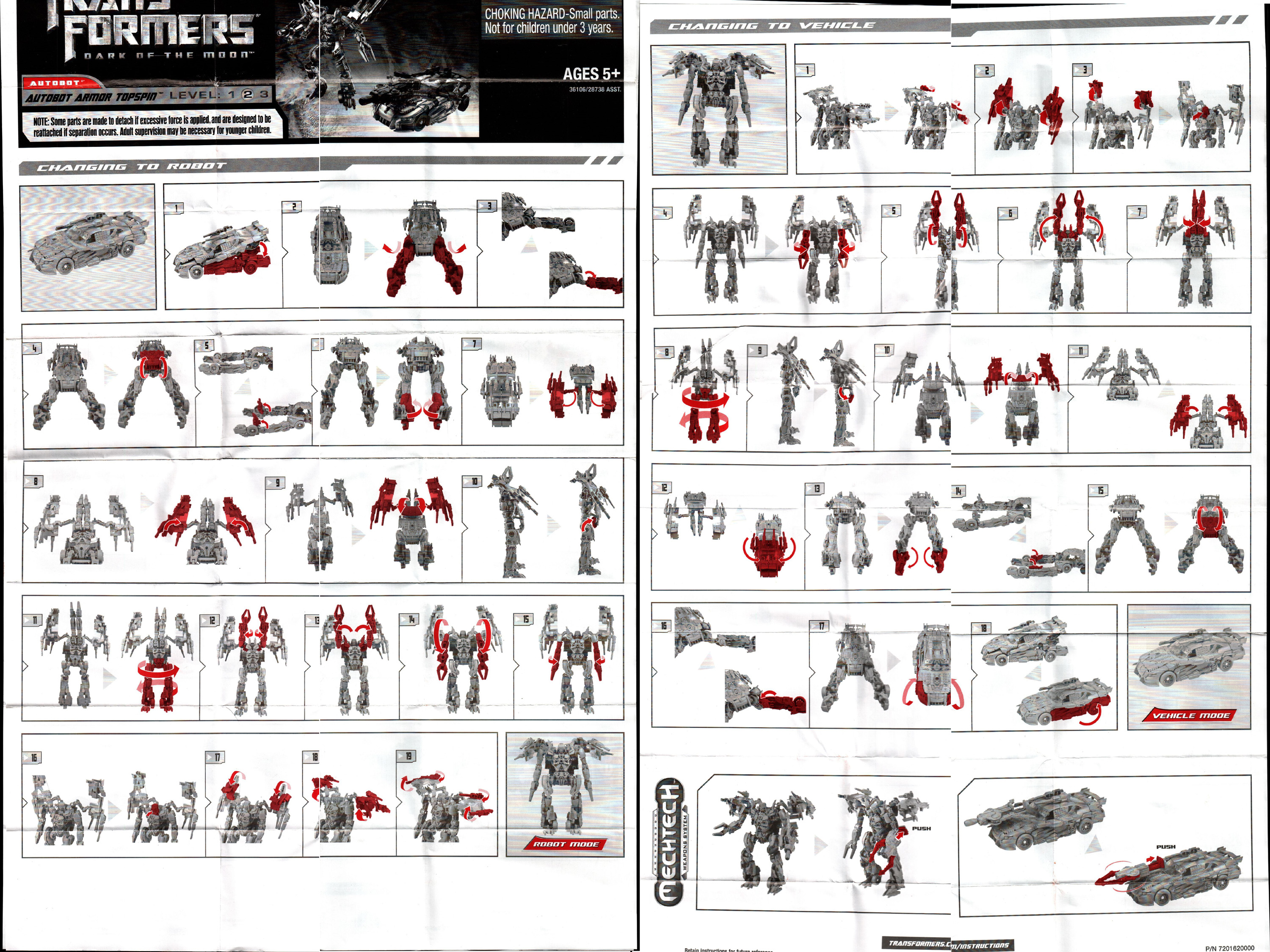 Deluxe Class Autobot Armor Topspin (Transformers, Movie - Dark of the ...