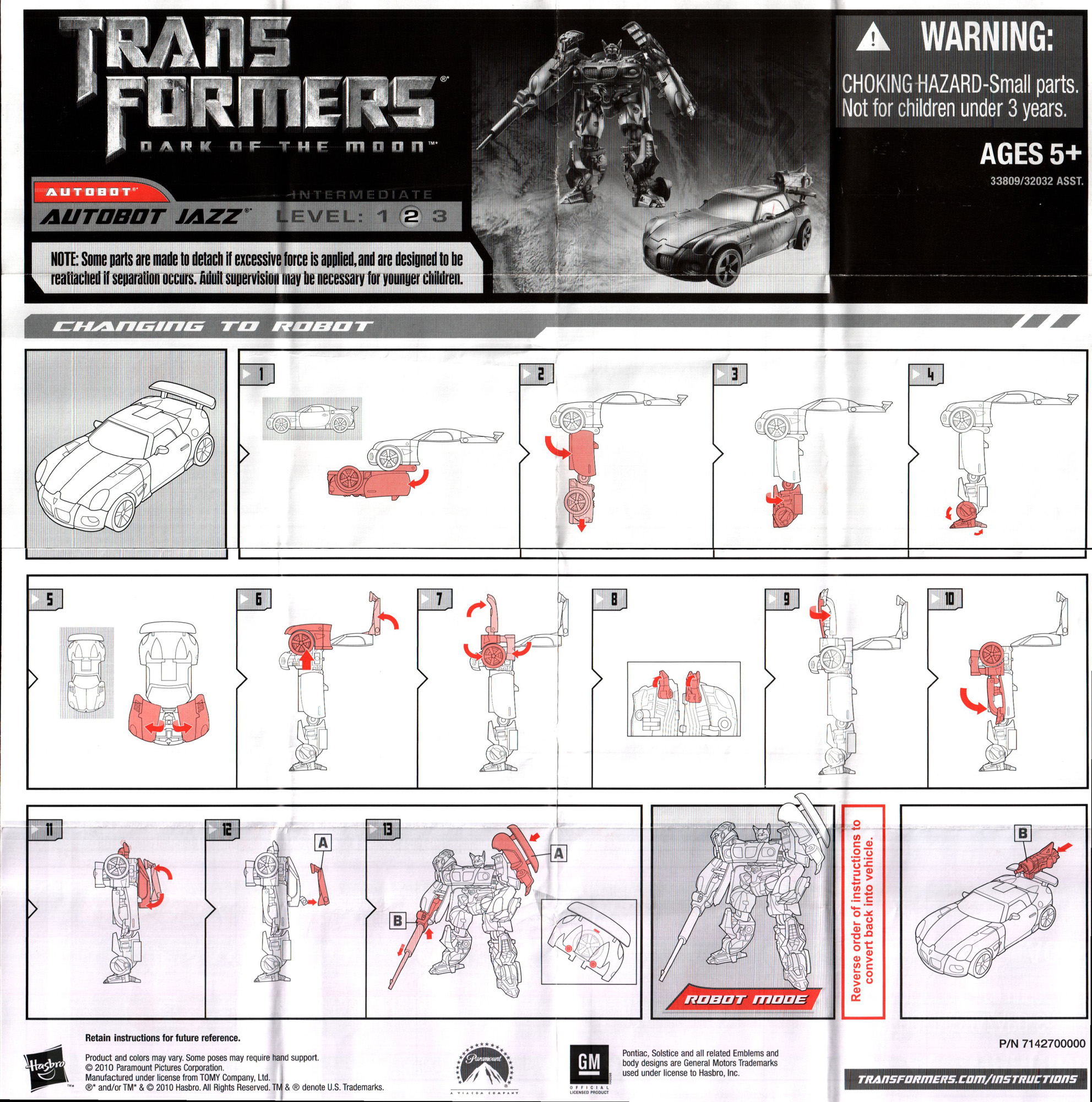 Deluxe Class Autobot Jazz (Transformers, Movie - Dark of the Moon (DOTM ...