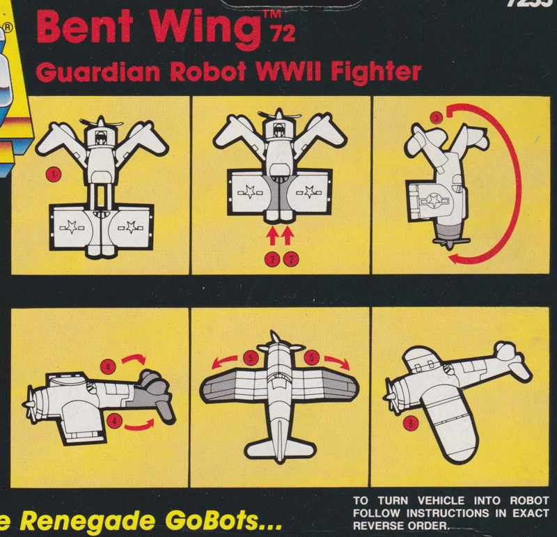 Regular Bent Wing (72) (GoBots, Tonka GoBots, Guardian ...