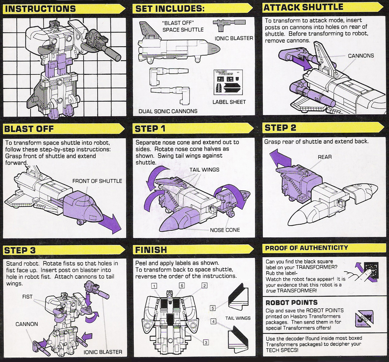 Combaticons (Bruticus, G1) Blast Off (C1) (Transformers, G1, Decepticon ...