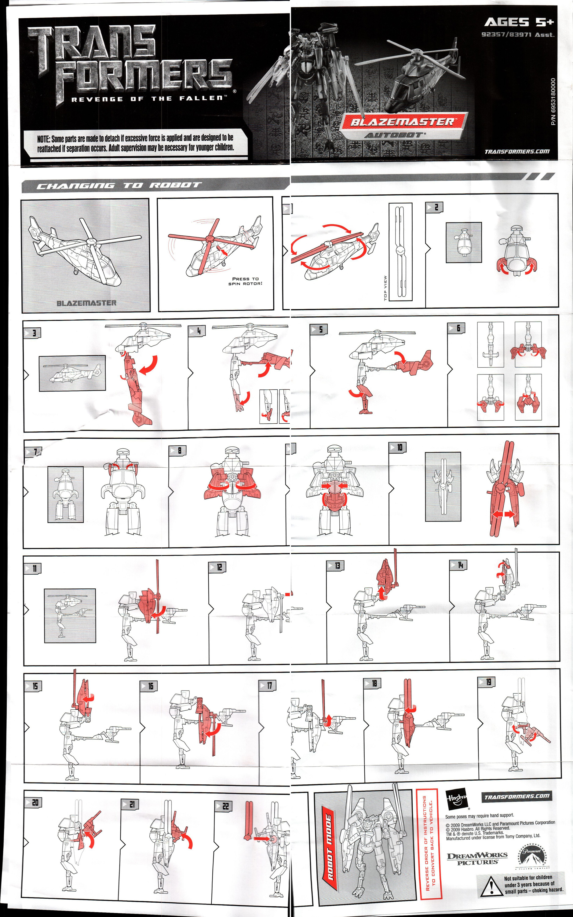 Deluxe Class Blazemaster (Transformers, Movie - Revenge of the Fallen ...