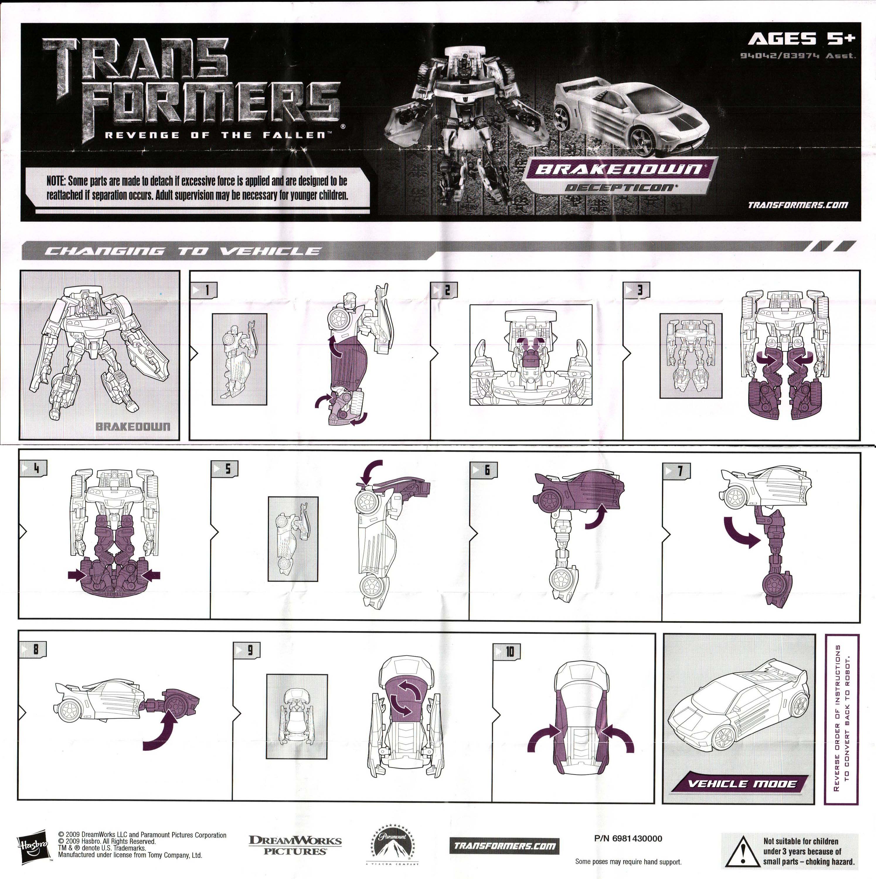 Scout Class Brakedown (Transformers, Movie - Revenge of the Fallen ...