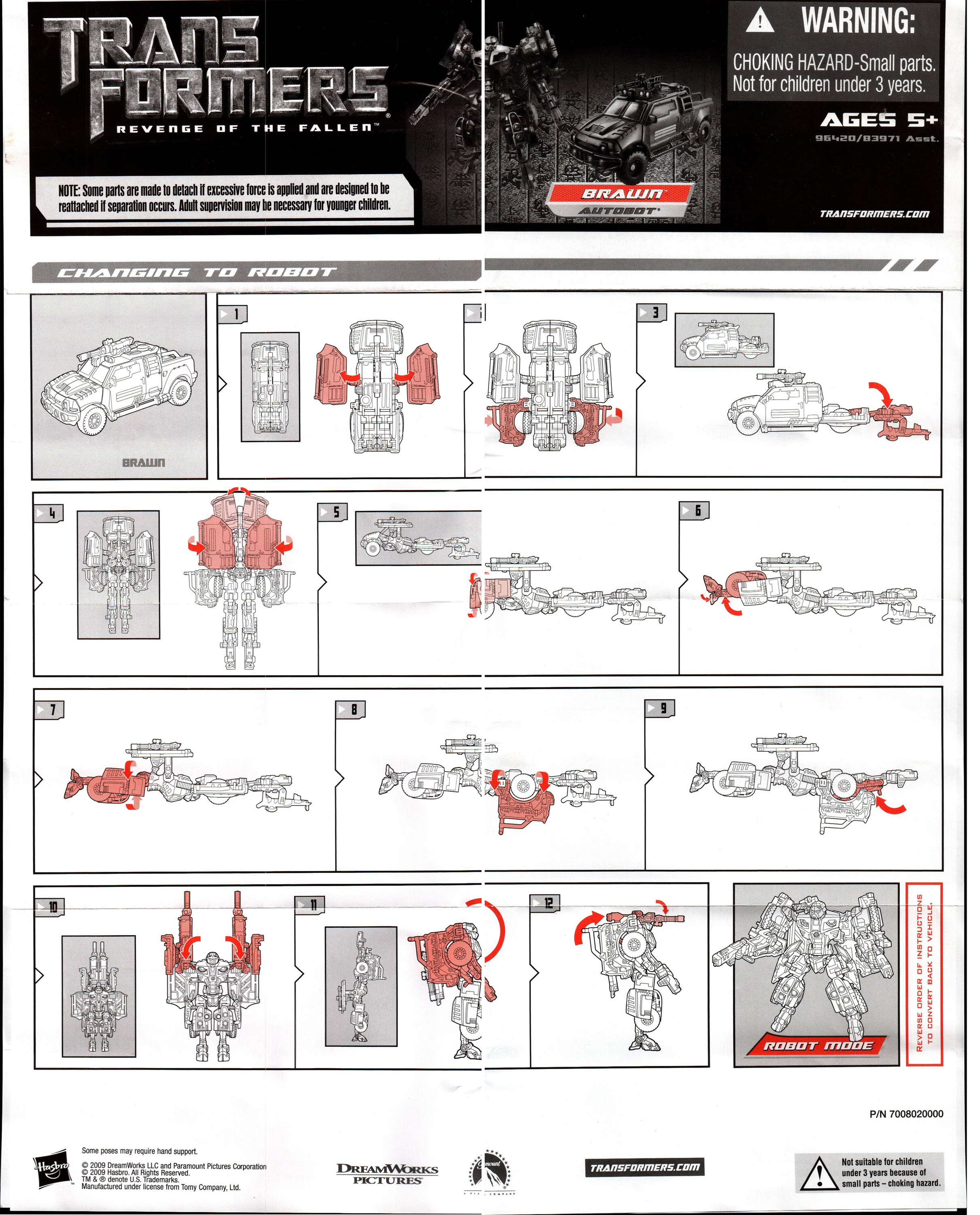 Deluxe Class Brawn (Transformers, Movie - Revenge of the Fallen (ROTF ...