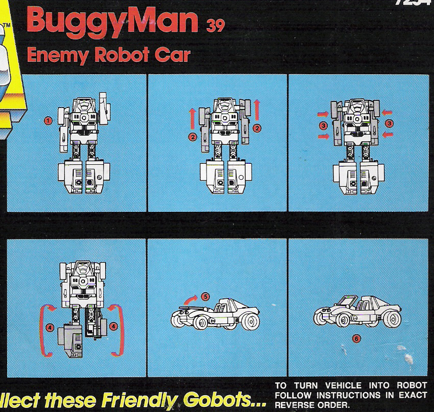 Regular BuggyMan (orange) (39) (GoBots, Tonka GoBots, Renegade ...