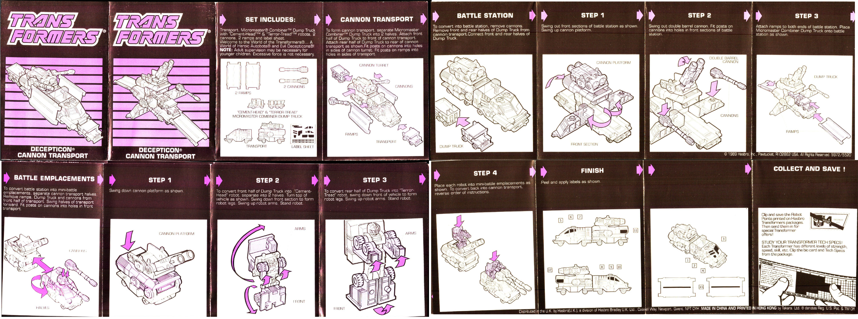 Micromasters Cannon Transport with Cement-Head and Terror-Tread ...