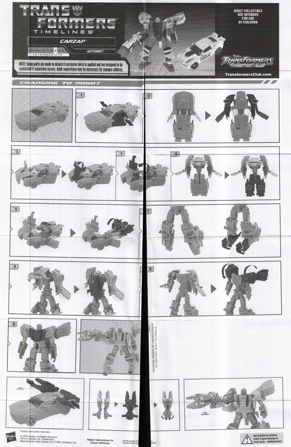 Figure Subscription Service Carzap (Transformers, BotCon / OTFCC ...