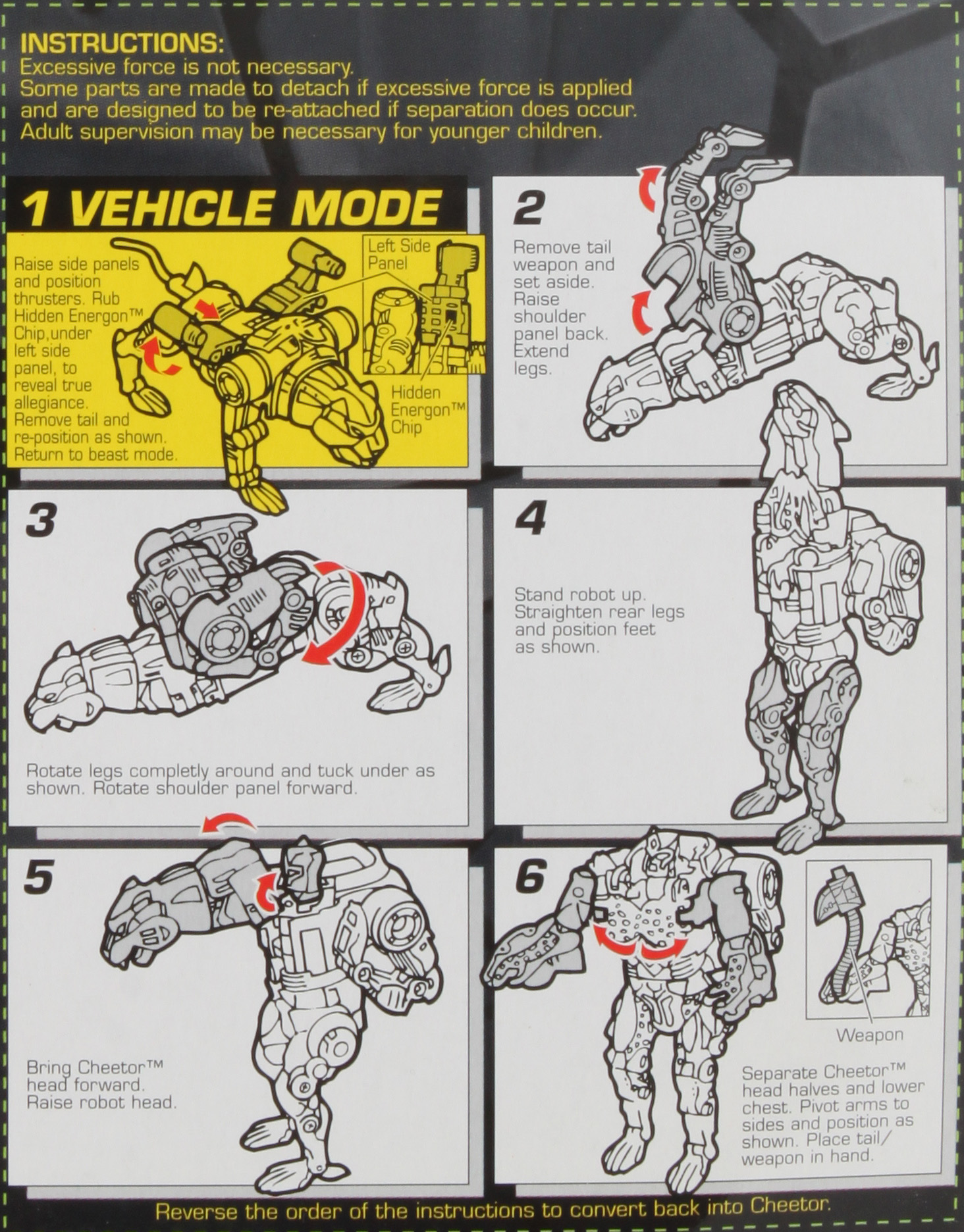 Deluxe Class Cheetor (Transformers, Beast Wars, Maximal ...