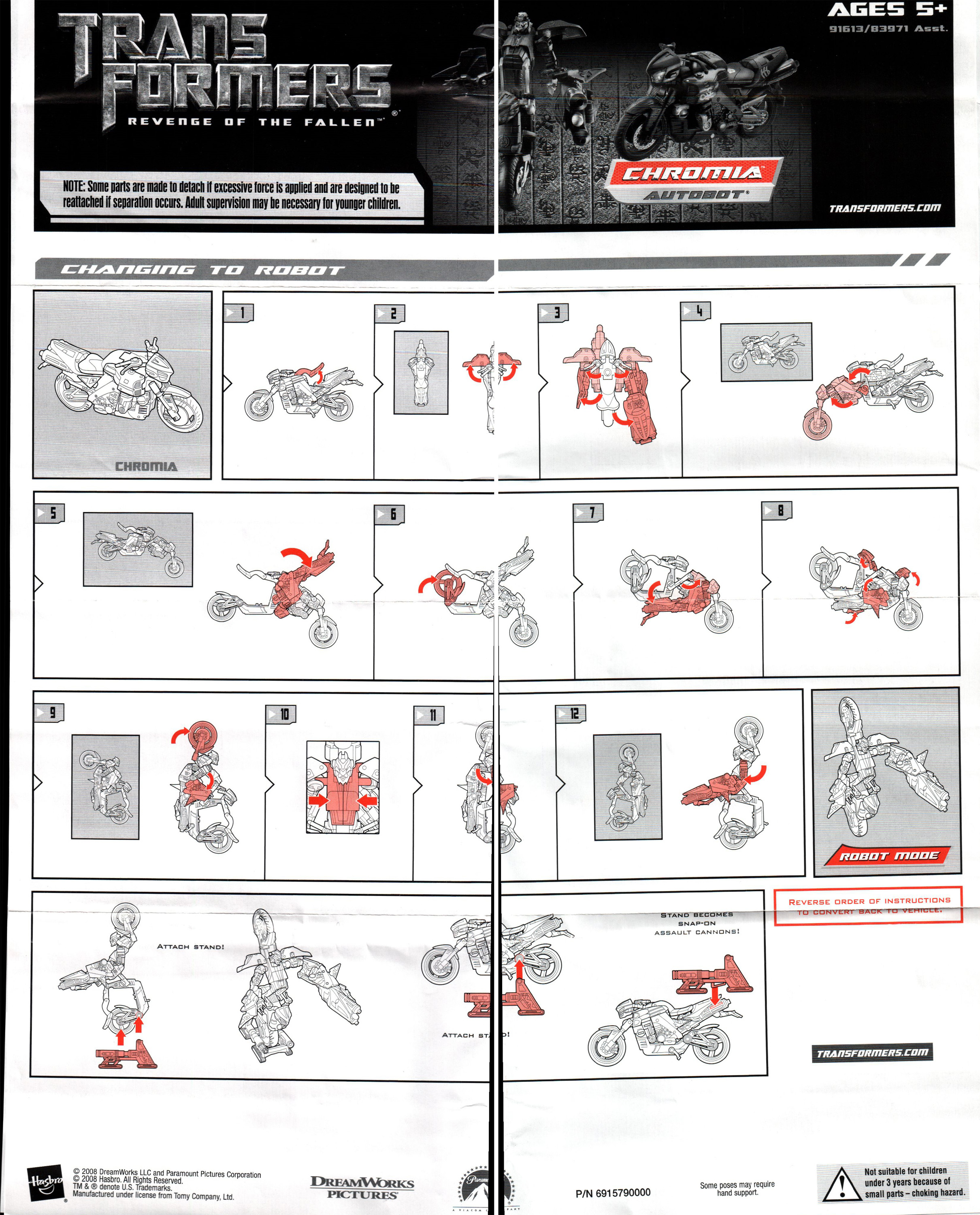 Deluxe Class Chromia (Transformers, Movie - Revenge of the Fallen (ROTF ...