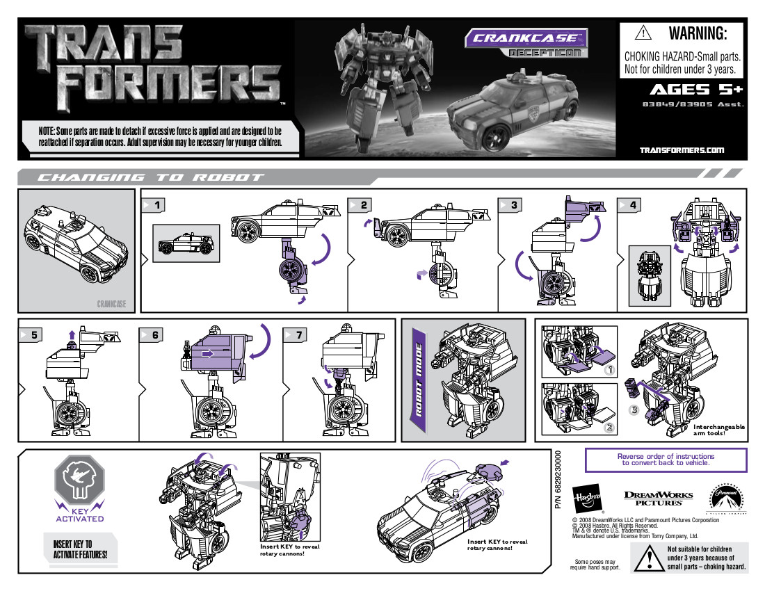 Deluxe Class Crankcase (Transformers, Movie, Decepticon ...