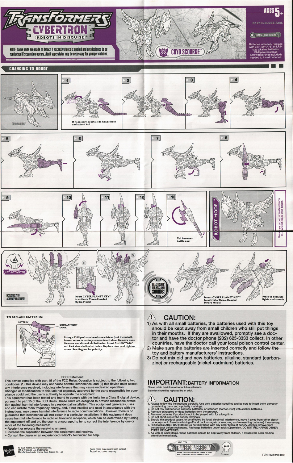 Ultra Class Cryo Scourge (u3fl) (Transformers, Cybertron, Decepticon ...