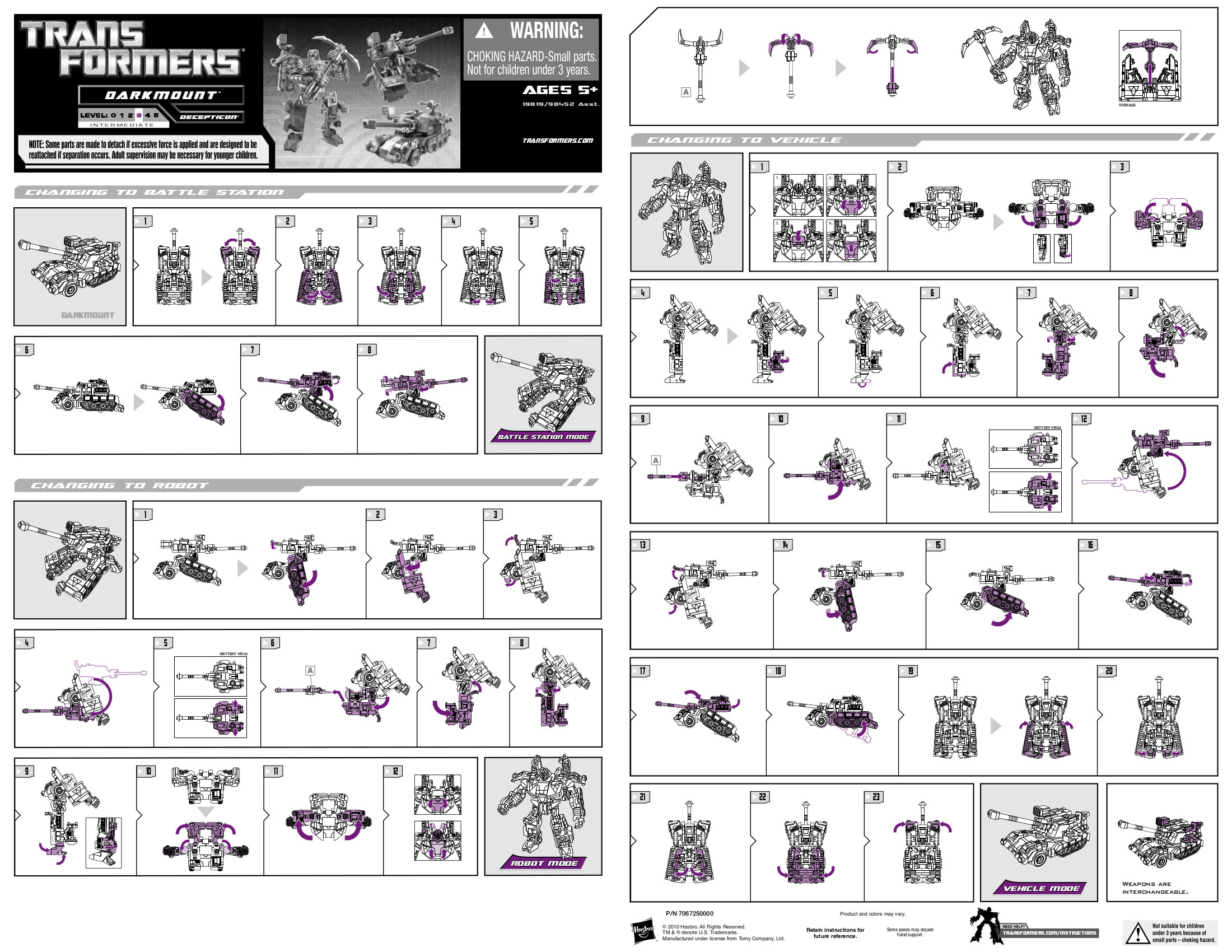 Deluxe Class Darkmount (Transformers, Generations, Decepticon) | Transformerland.com - Collector ...
