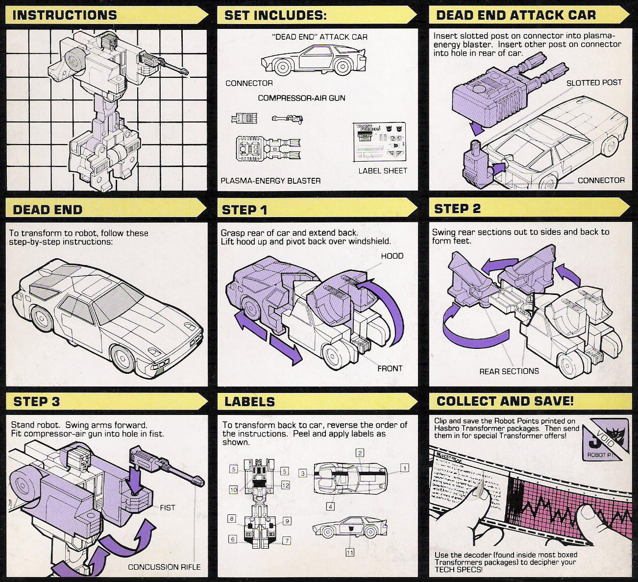 Stunticons (Menasor) Dead End (S1) (Transformers, G1, Decepticon ...