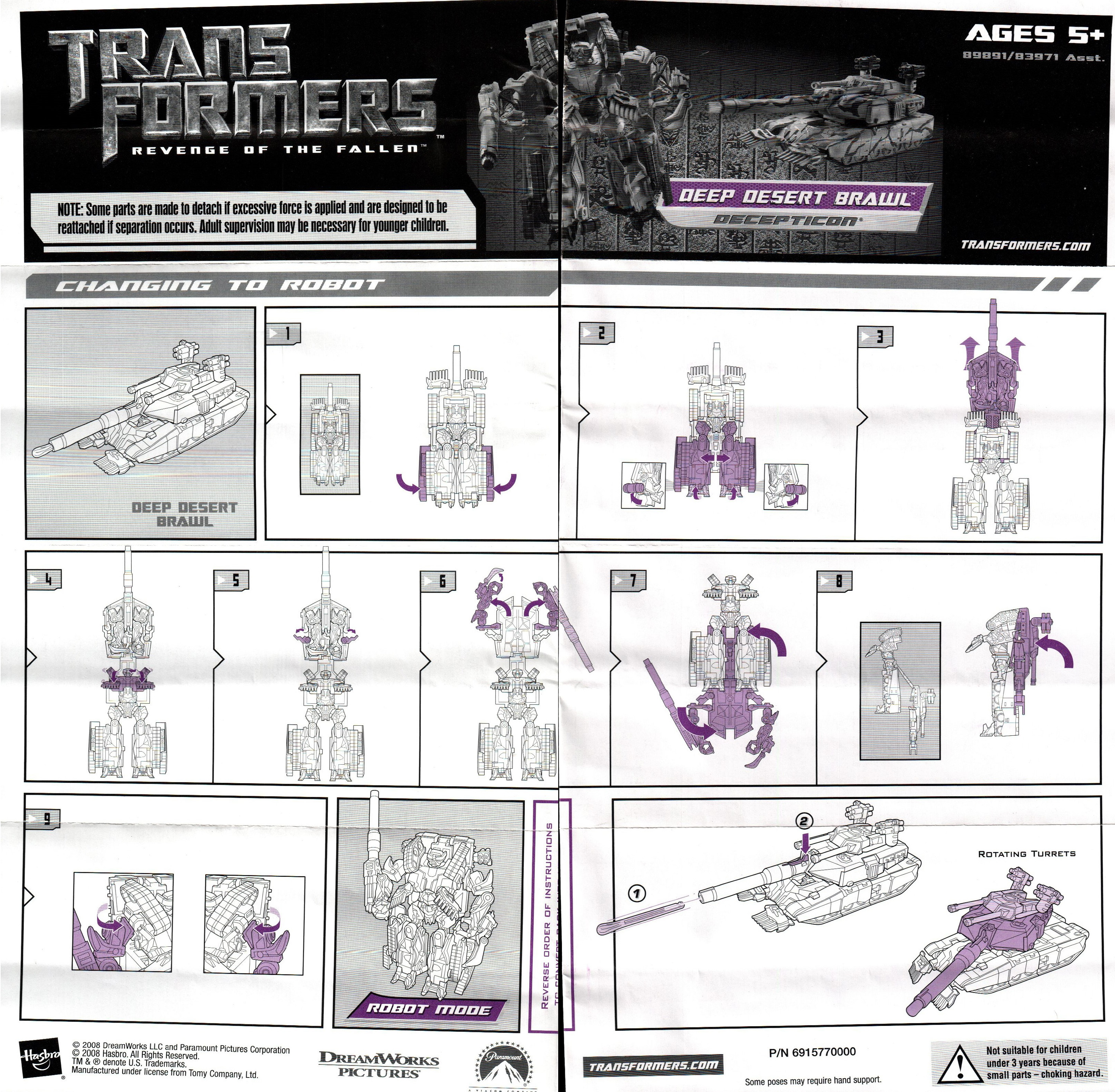 Deluxe Class Deep Desert Brawl (Transformers, Movie - Revenge of the ...