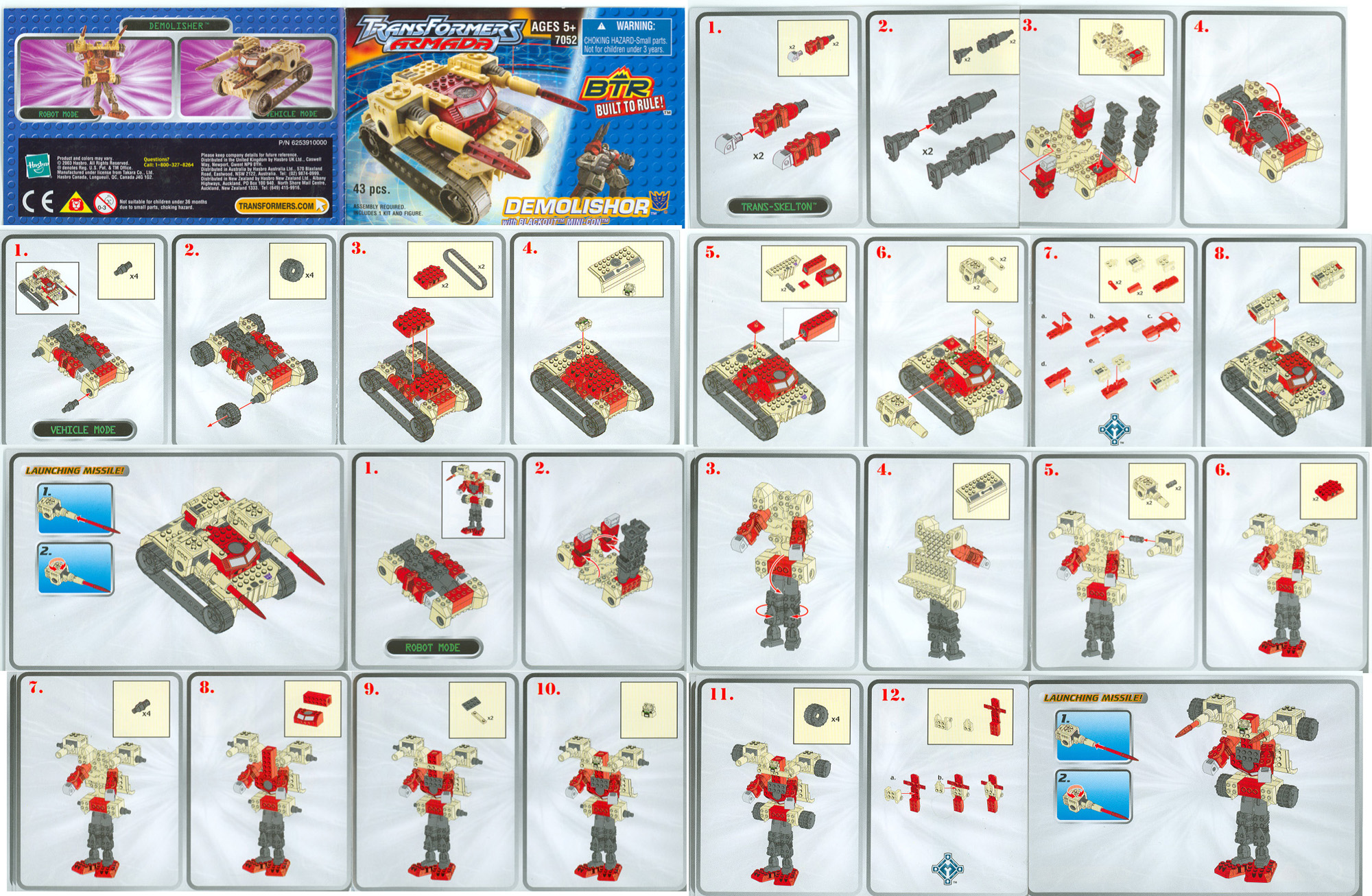 Construction Sets Demolishor with Blackout (Transformers, Built to Rule ...