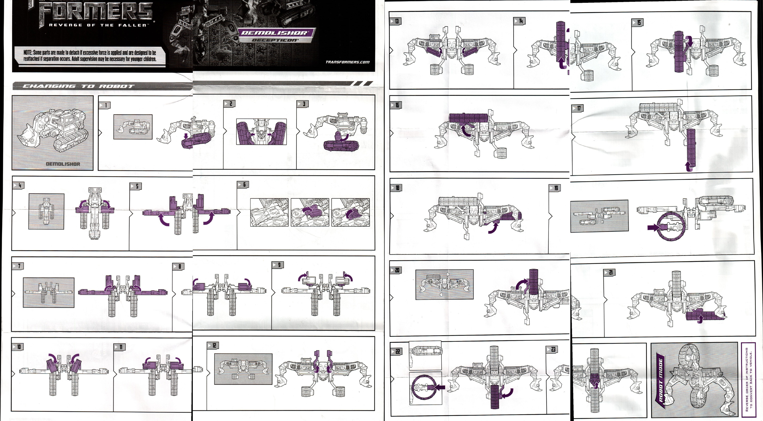 Voyager Class Demolishor (Transformers, Movie - Revenge of the Fallen ...
