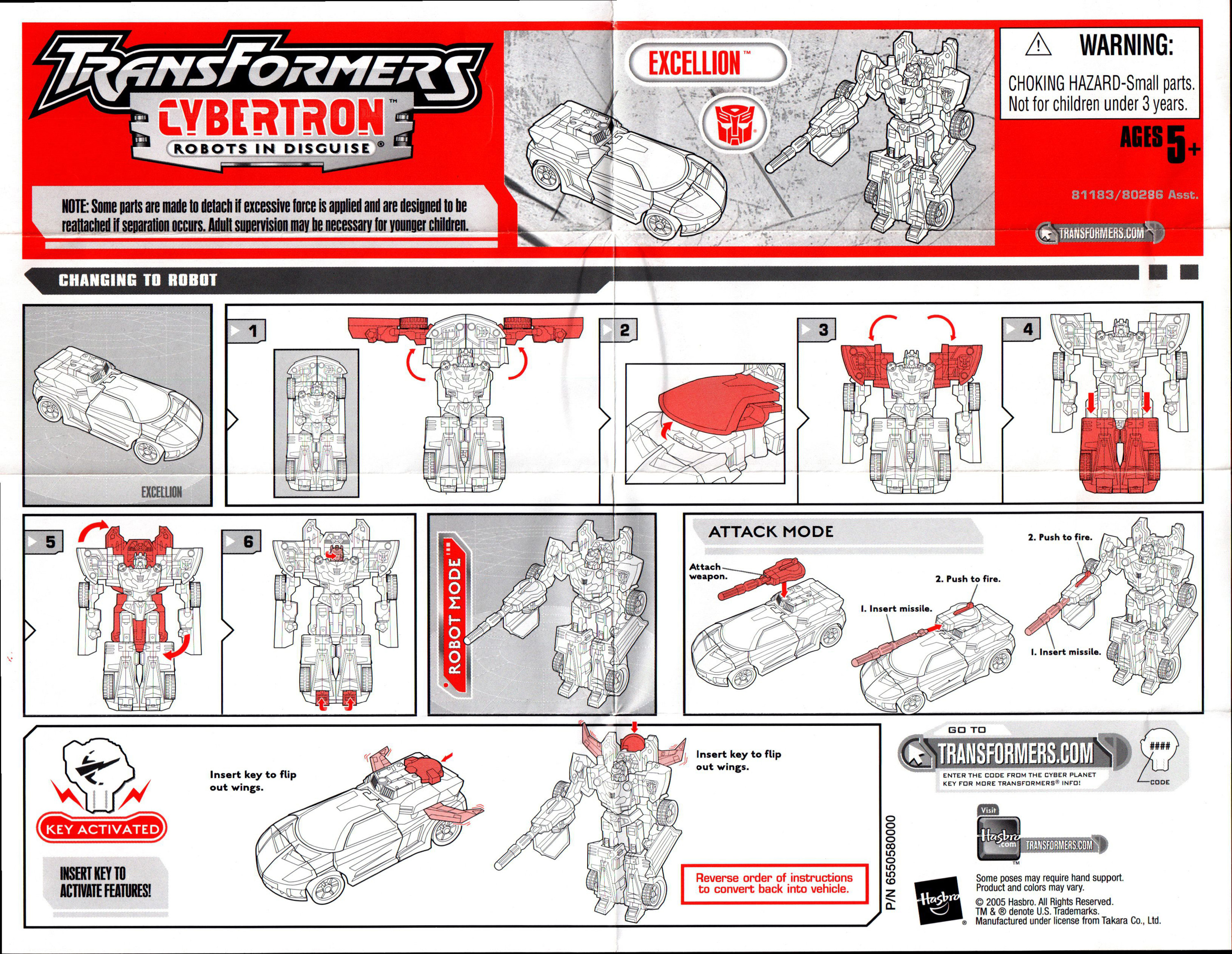 Deluxe Class Excellion ( d7p5) (Transformers, Cybertron, Autobot ...