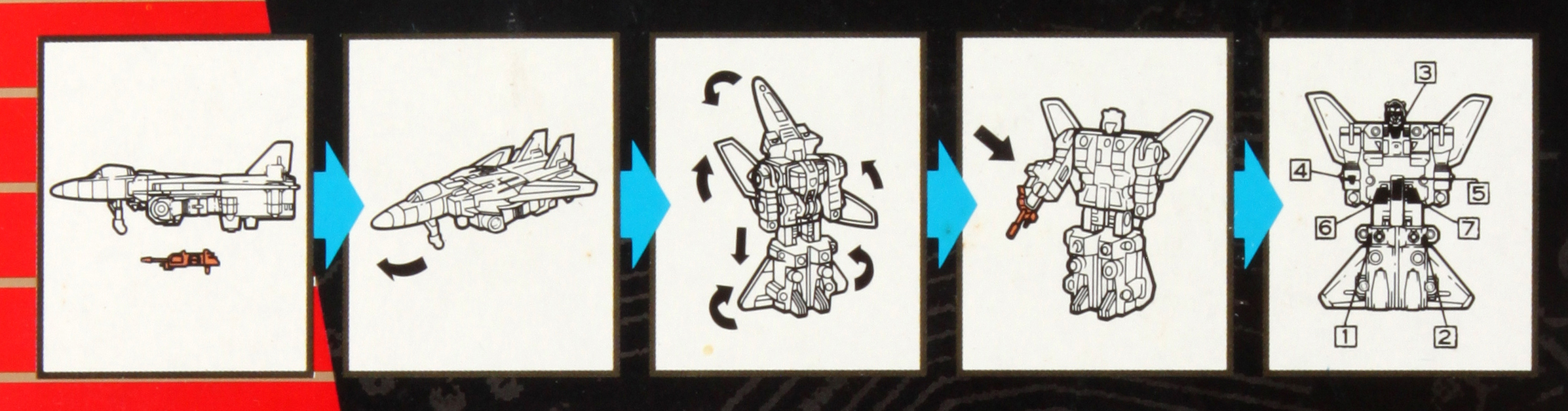 Rescue Force F-14 Jet (Transformers, G1 (Europe), Autobot ...