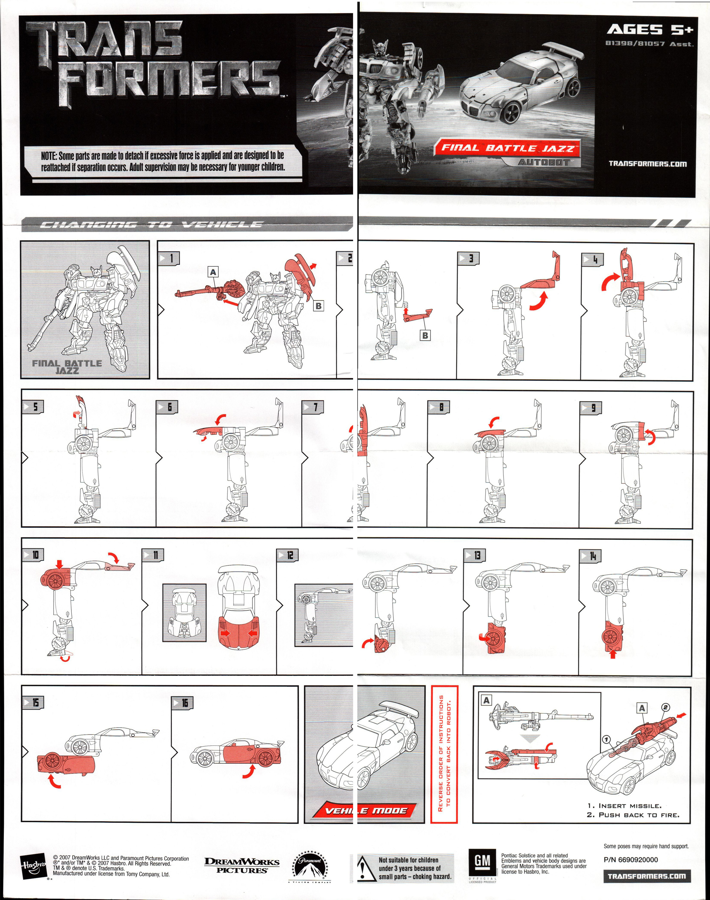 Deluxe Class Final Battle Jazz (Transformers, Movie, Autobot ...