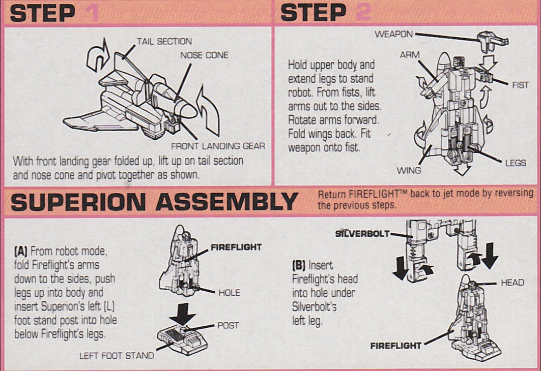 Aerialbots (Superion, G2) Fireflight (A3) (Transformers, G2, Autobot ...