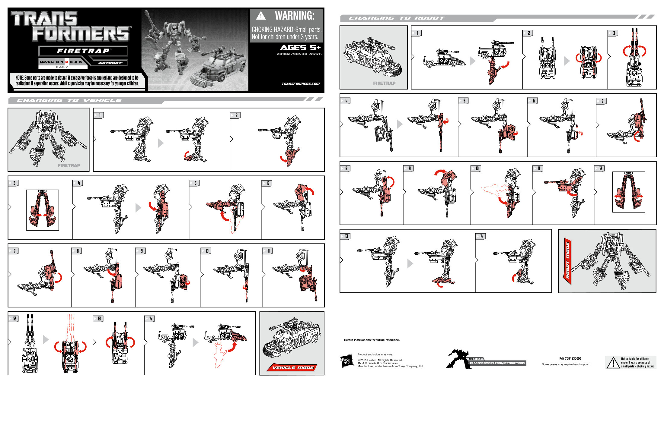 Scout Class Firetrap (Transformers, Transformers (2010 - HFTD / RTS ...