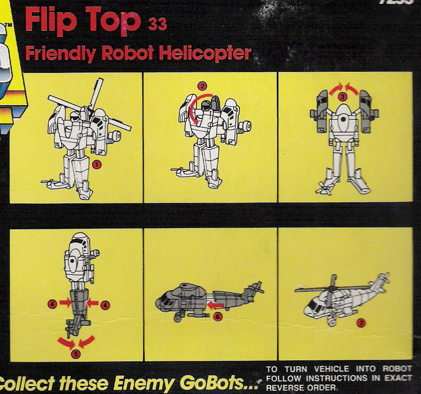 Regular Flip Top (33) (GoBots, Tonka GoBots, Guardian ...