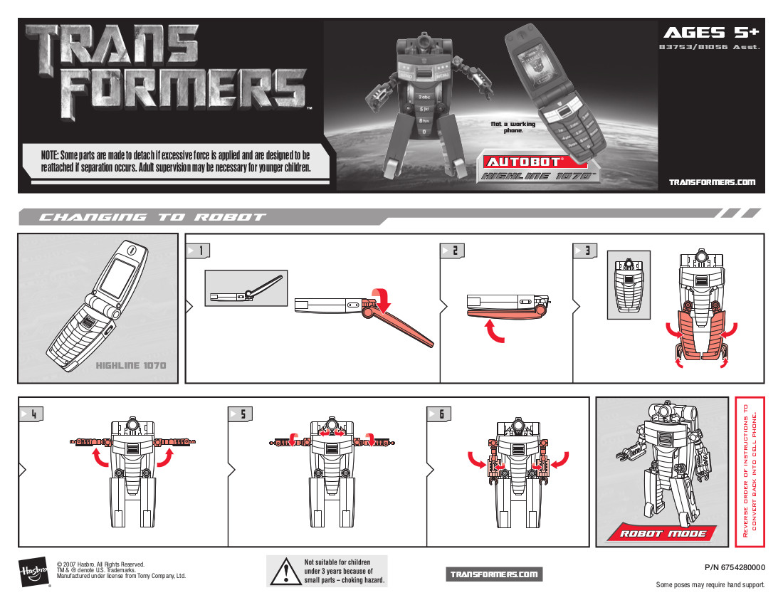 Real Gear Robots Highline 1070 (Transformers, Movie, Autobot ...