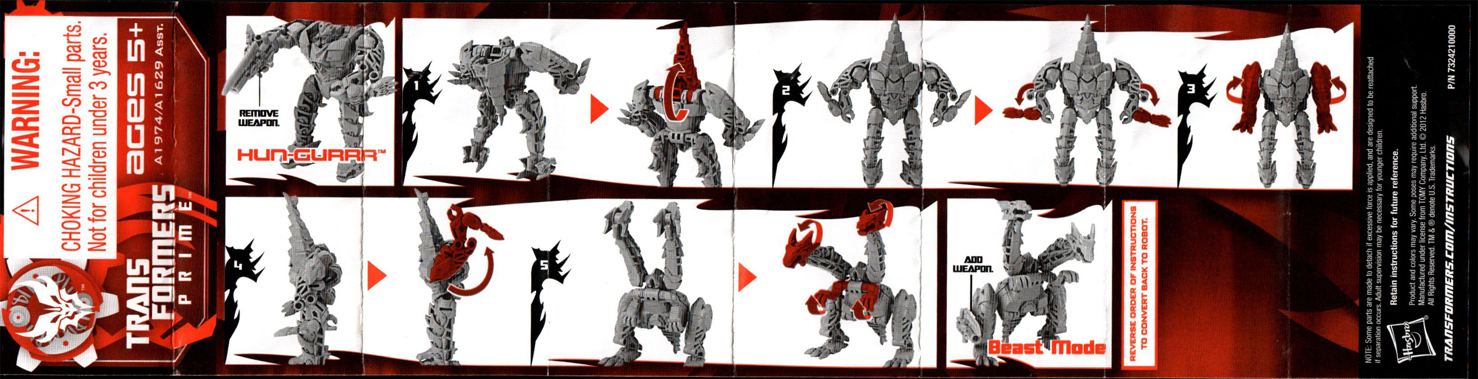 Cyberverse Legion Class Hun-Gurrr (Transformers, Prime, Predacon ...