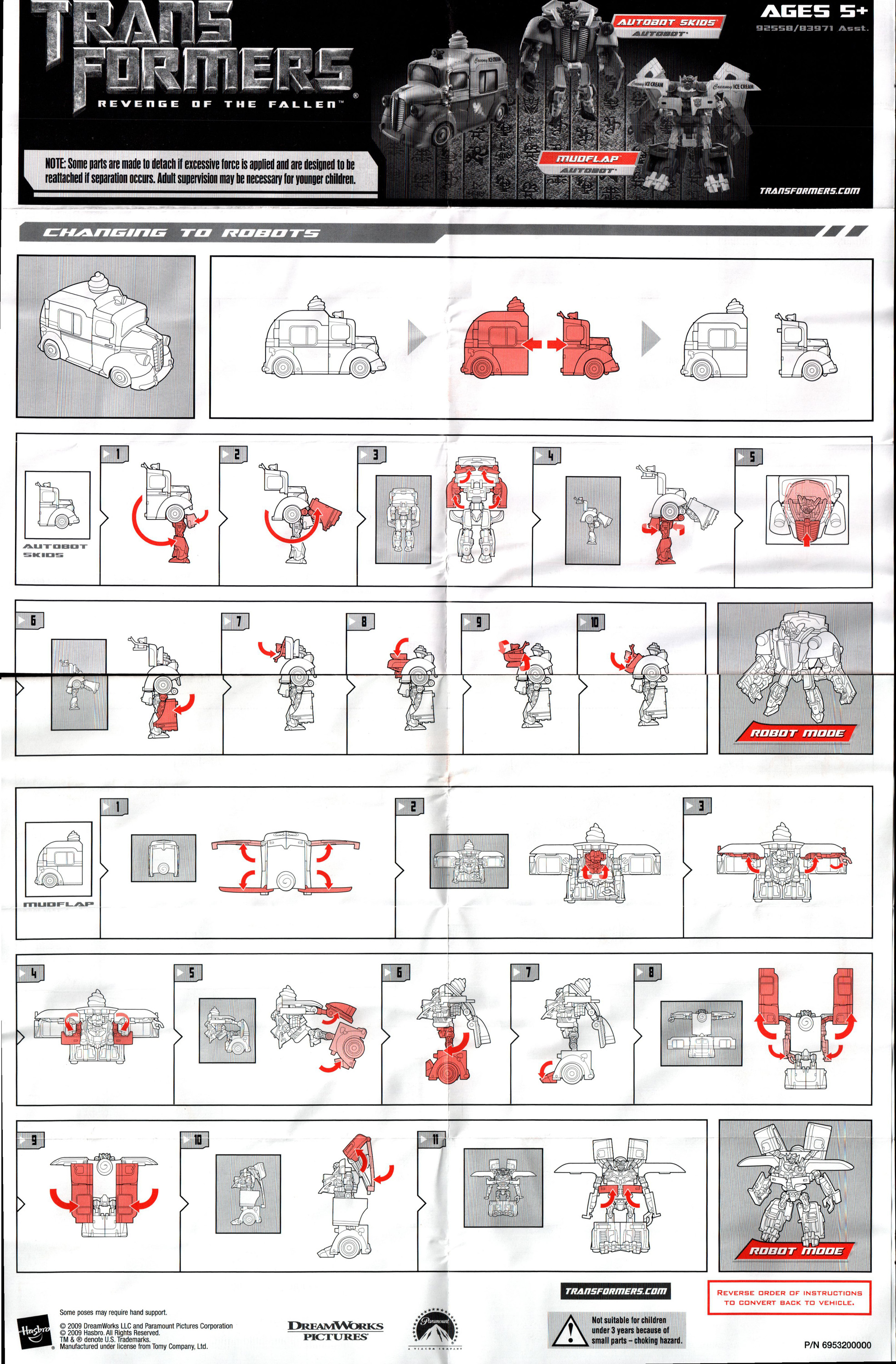 Deluxe Class Autobot Skids and Mudflap (Transformers, Movie - Revenge ...