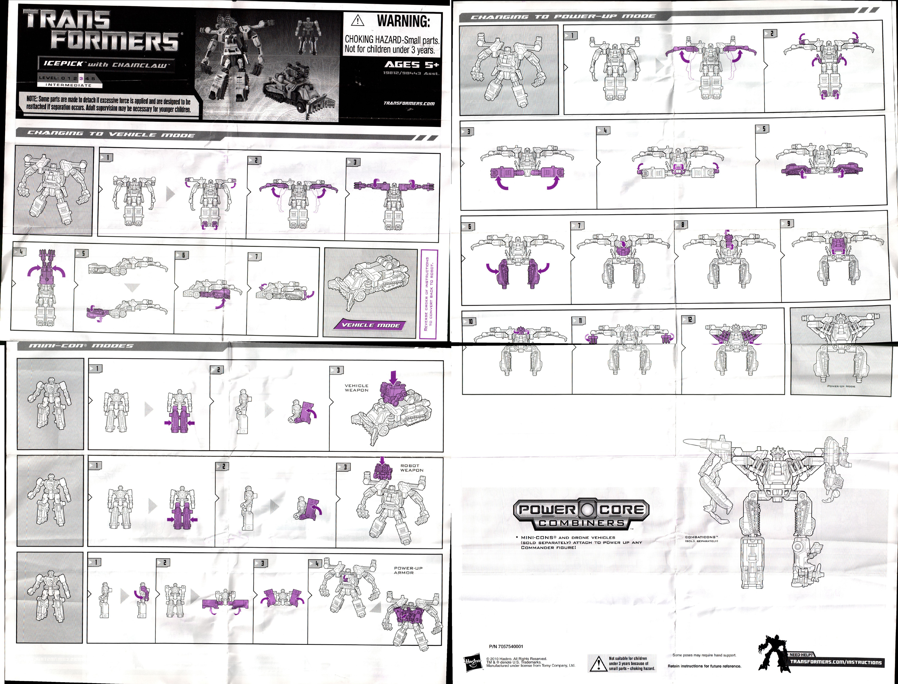 Commander 2-packs Icepick with Chainclaw (Transformers, Power Core ...