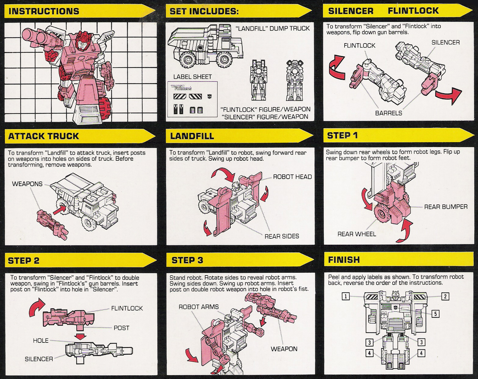 Targetmasters Landfill (Transformers, G1, Autobot) | Transformerland ...