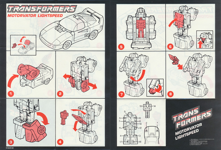 Motorvators Lightspeed (Transformers, G1 (Europe), Autobot ...