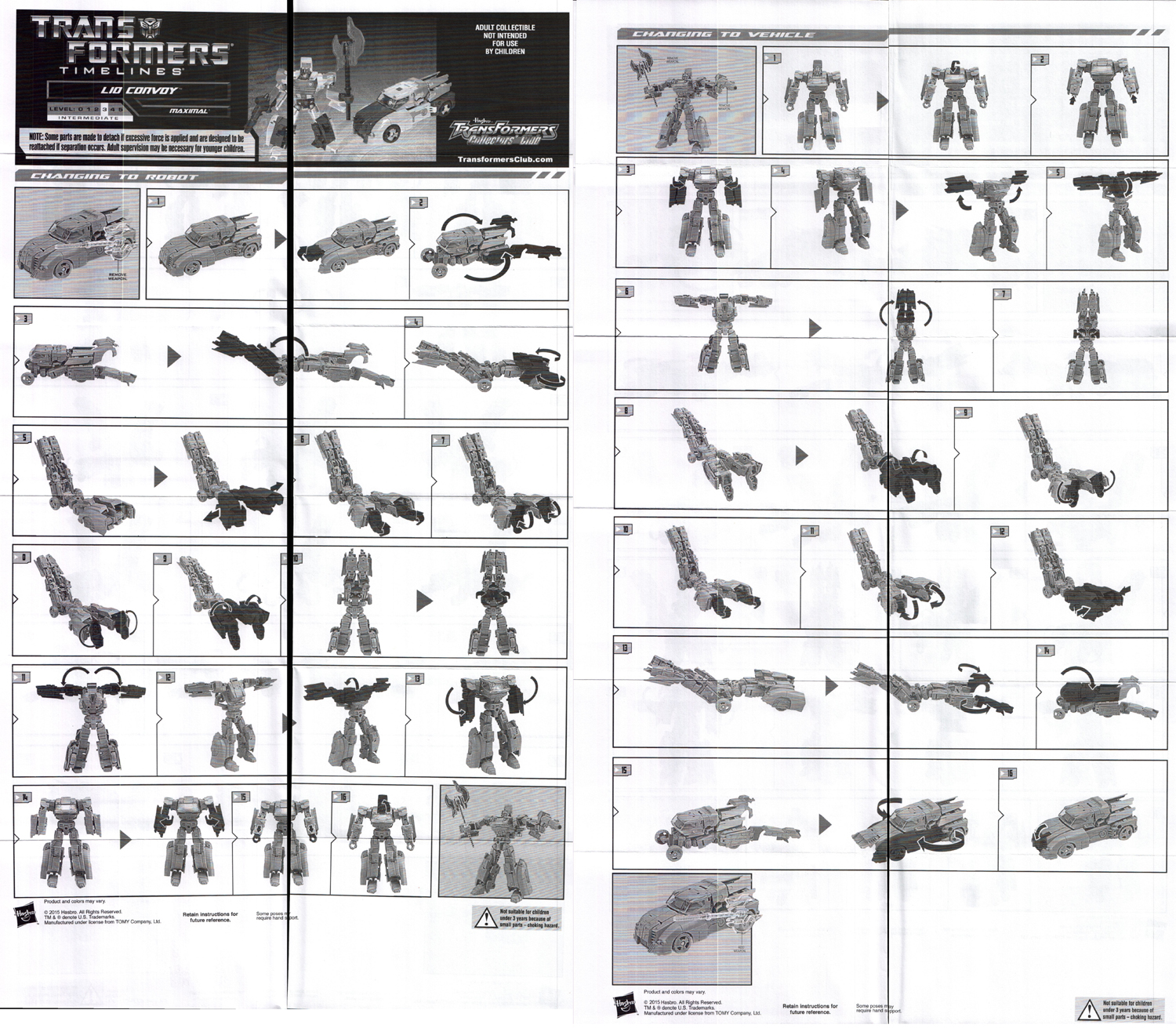 Annual Membership Figures Lio Convoy (Transformers, BotCon / OTFCC ...