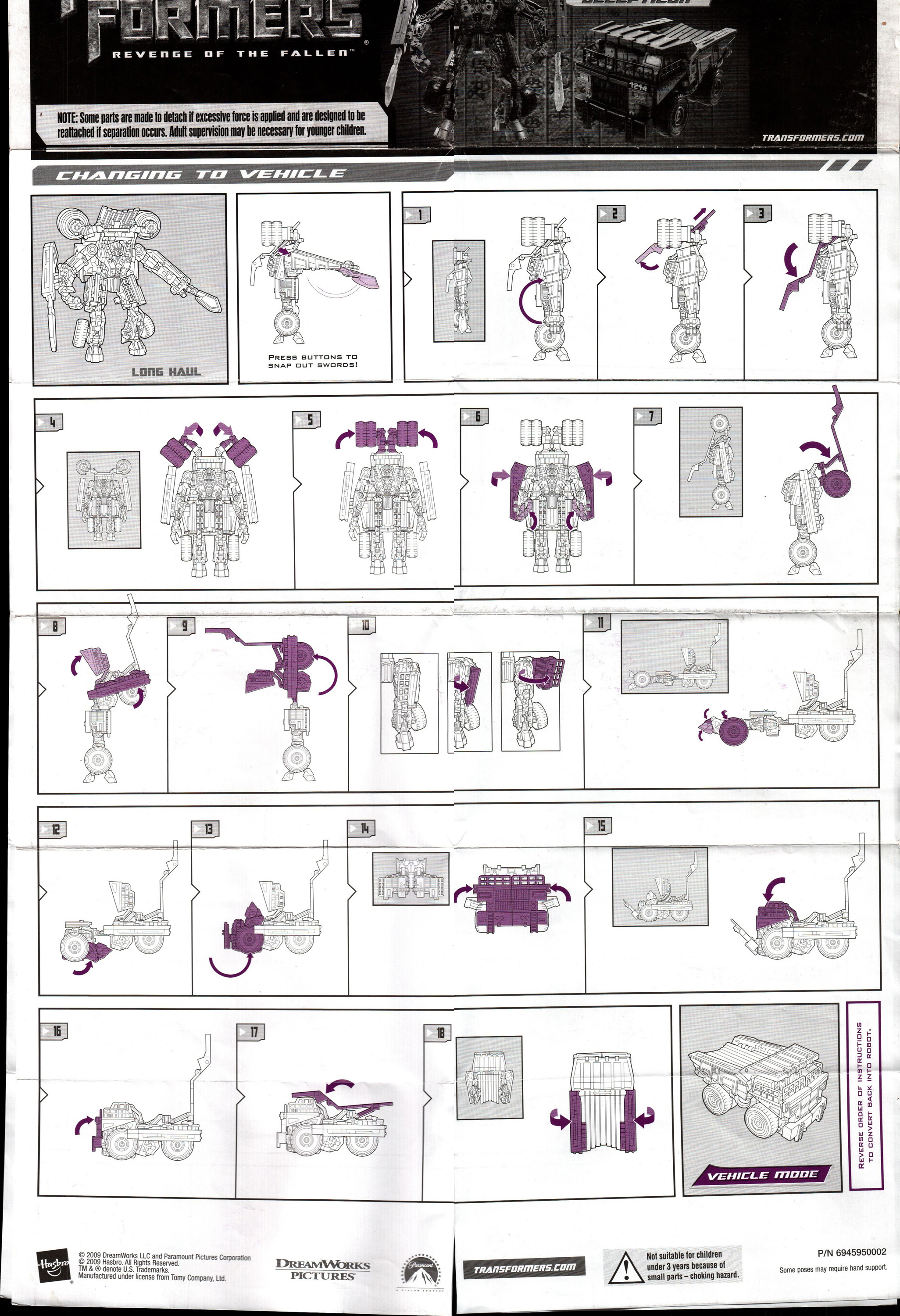 Voyager Class Long Haul (Transformers, Movie - Revenge of the Fallen ...