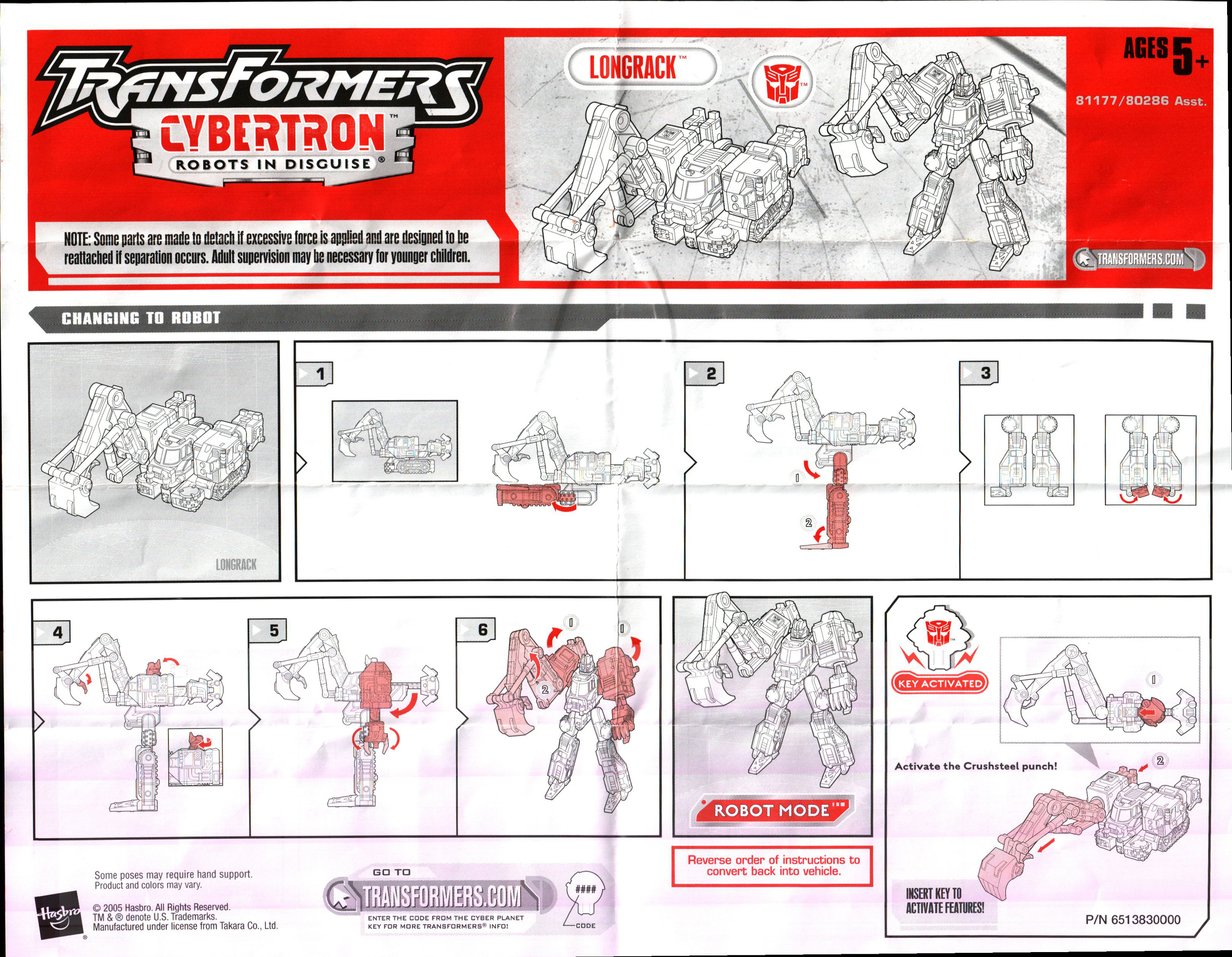 Deluxe Class Longrack (d48m) (Transformers, Cybertron, Autobot ...