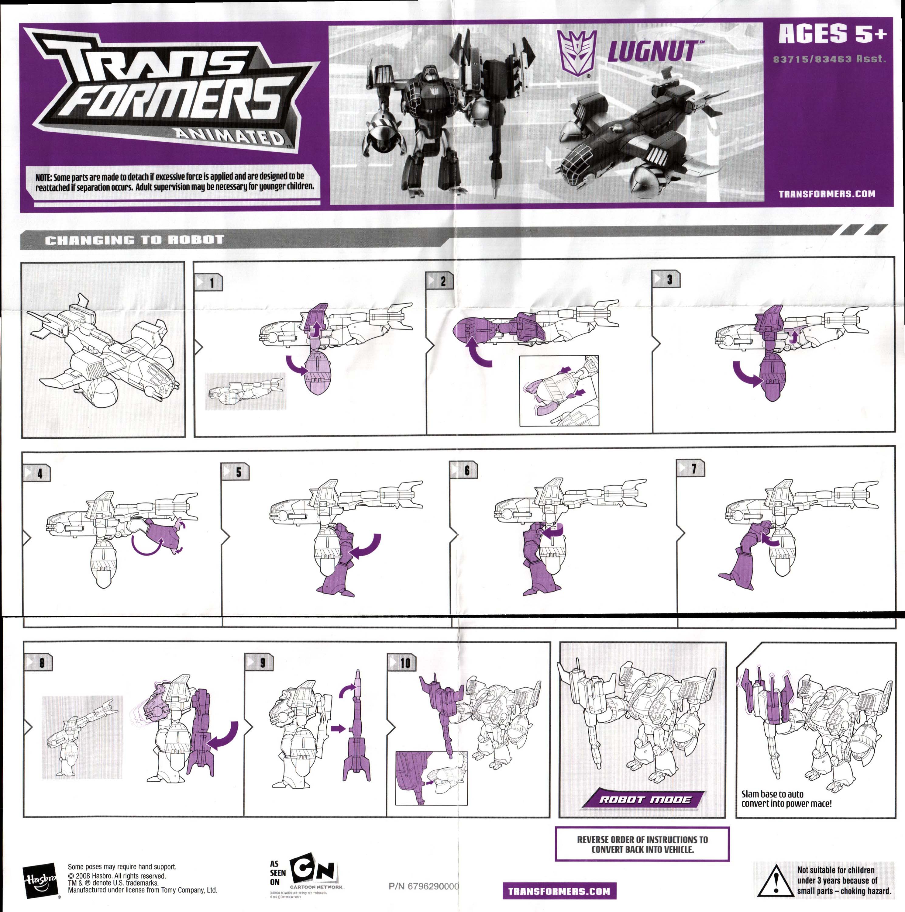Voyager Class Lugnut (Transformers, Animated, Decepticon ...