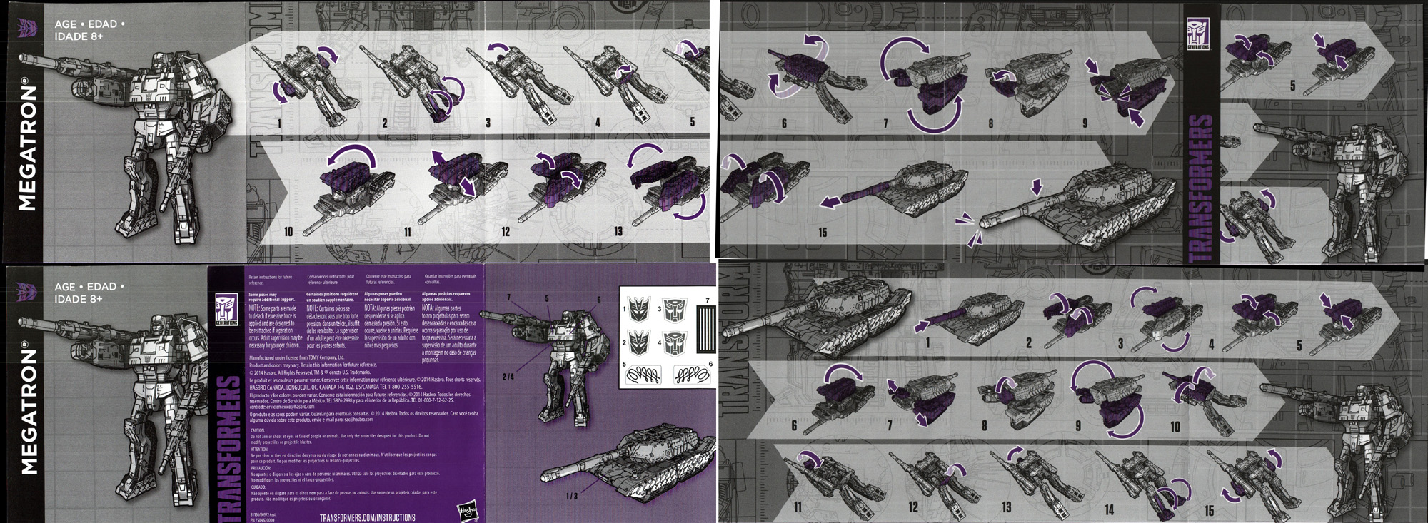 Leader Class Megatron (Transformers, Generations - Combiner Wars ...