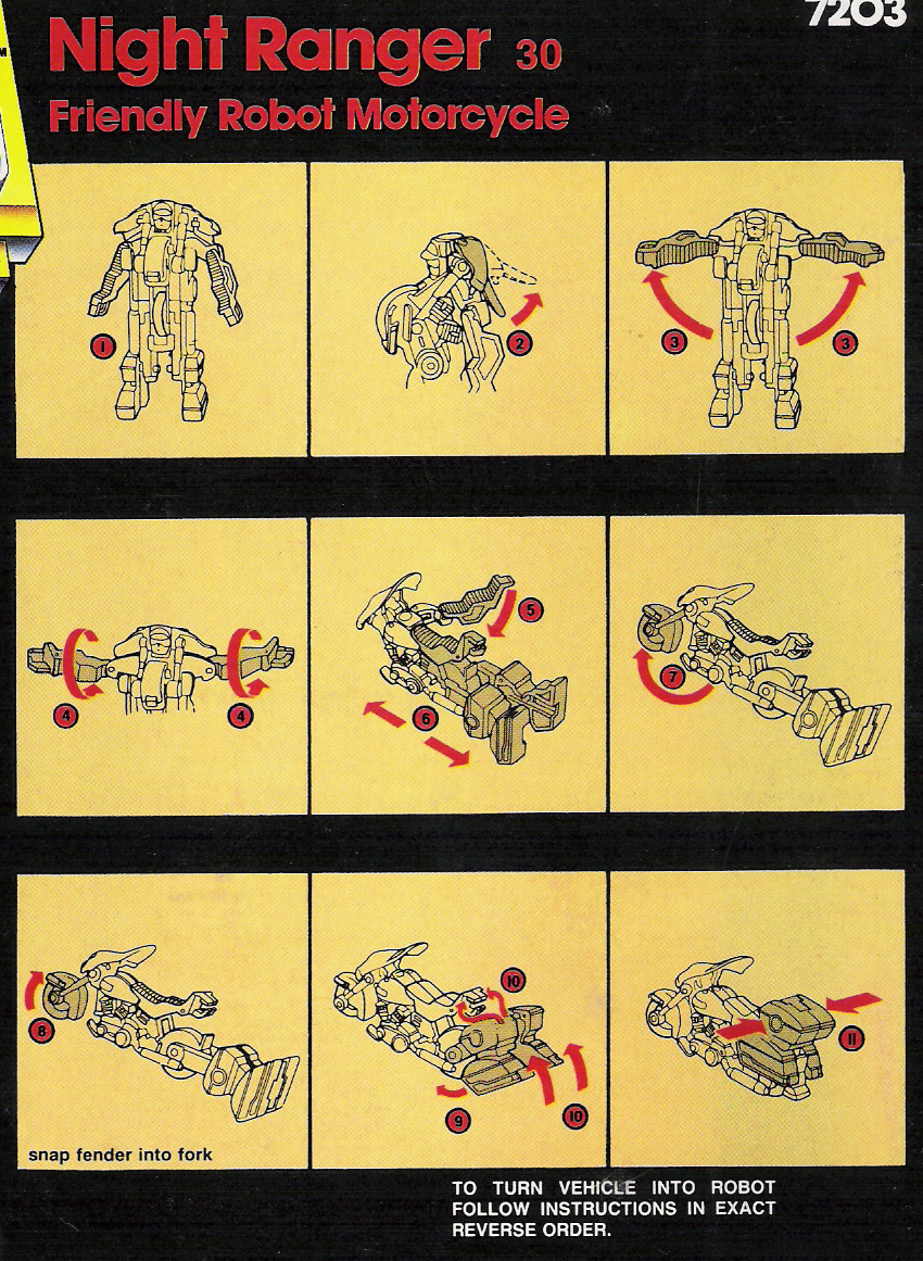 Regular Night Ranger (30) (GoBots, Tonka GoBots, Guardian ...