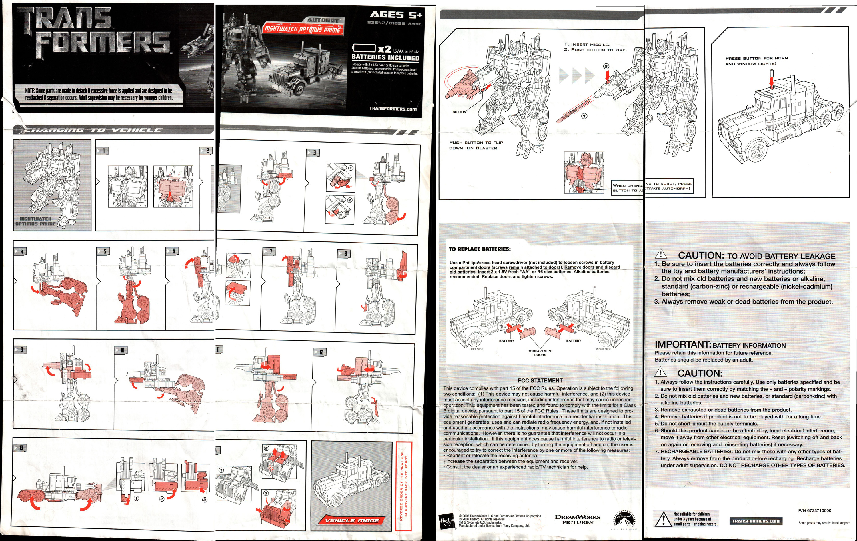 Leader Class Nightwatch Optimus Prime (Transformers, Movie, Decepticon ...