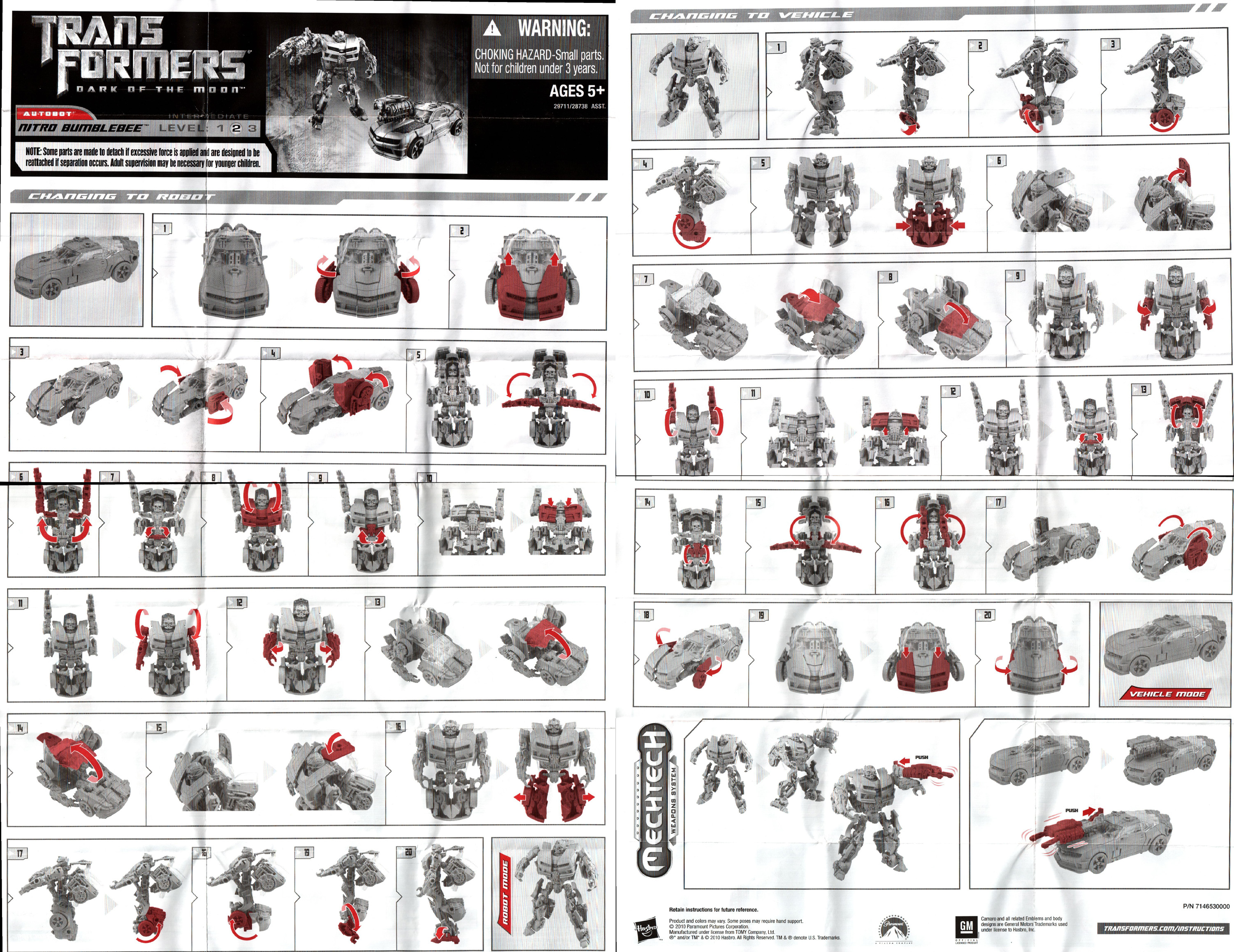 Deluxe Class Nitro Bumblebee (Transformers, Movie - Dark of the Moon ...