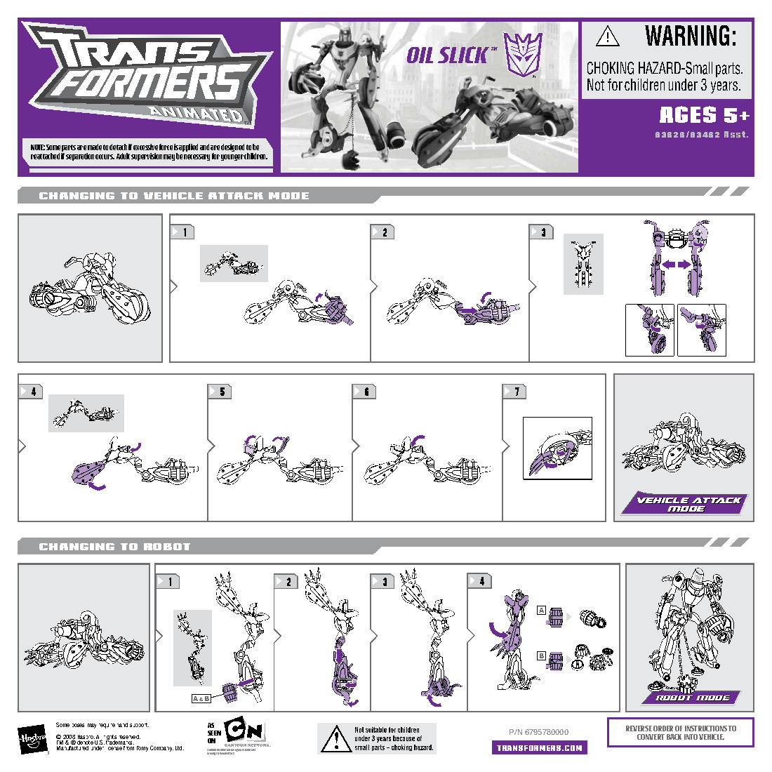 Deluxe Class Oil Slick (Transformers, Animated, Decepticon ...