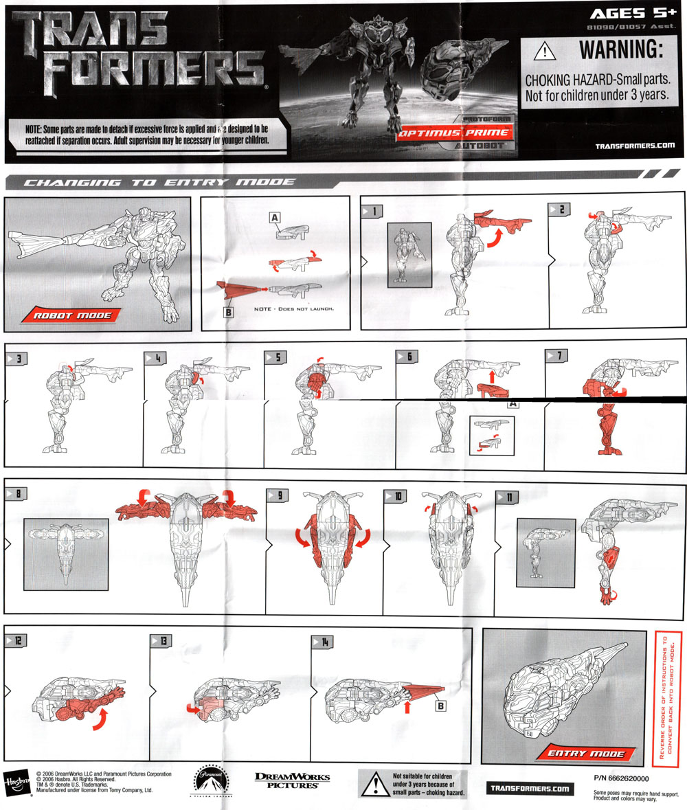Deluxe Class Optimus Prime (Protoform) (Transformers, Movie, Autobot ...