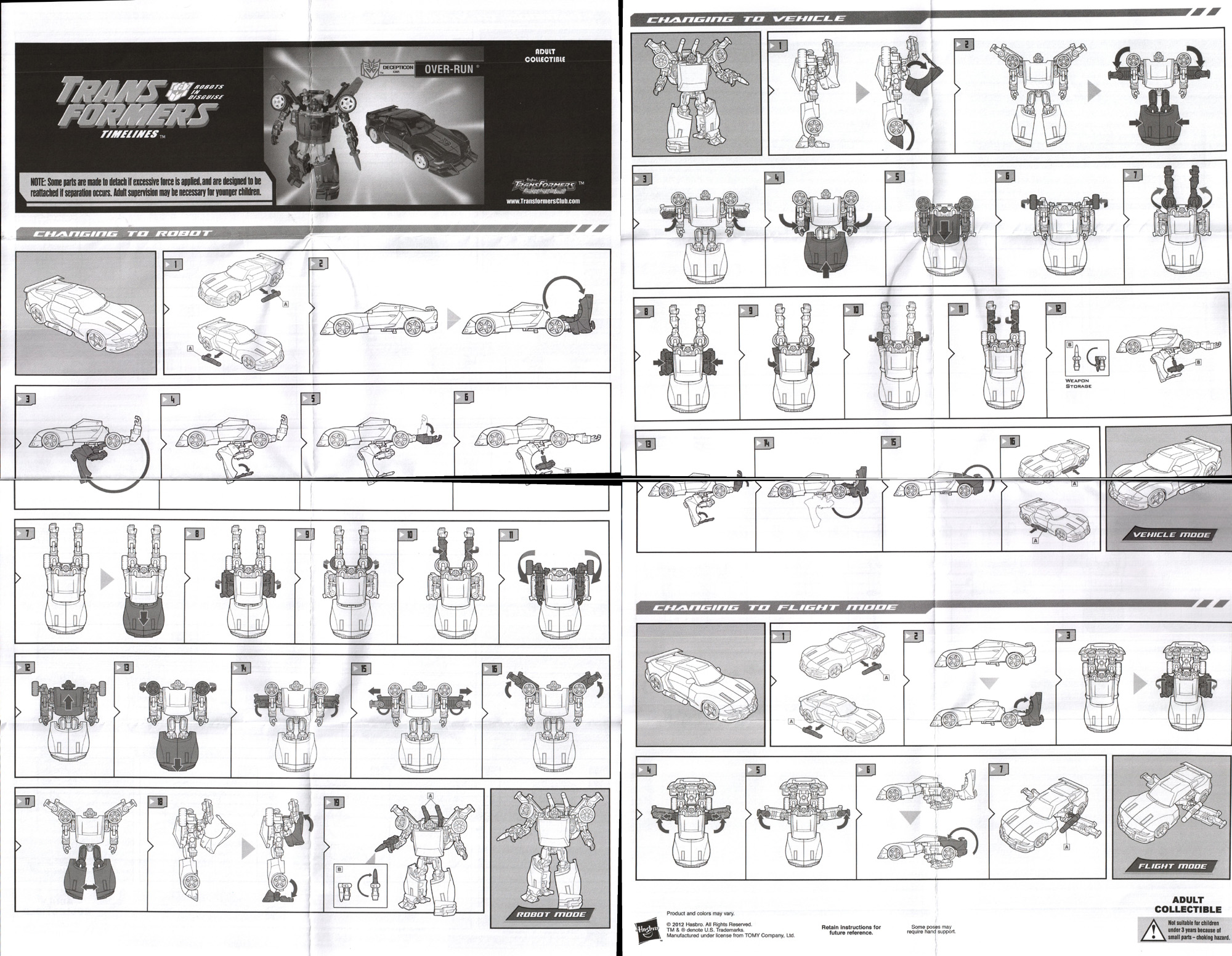 Deluxe Class Over-Run (Transformers, BotCon / OTFCC / Timelines ...