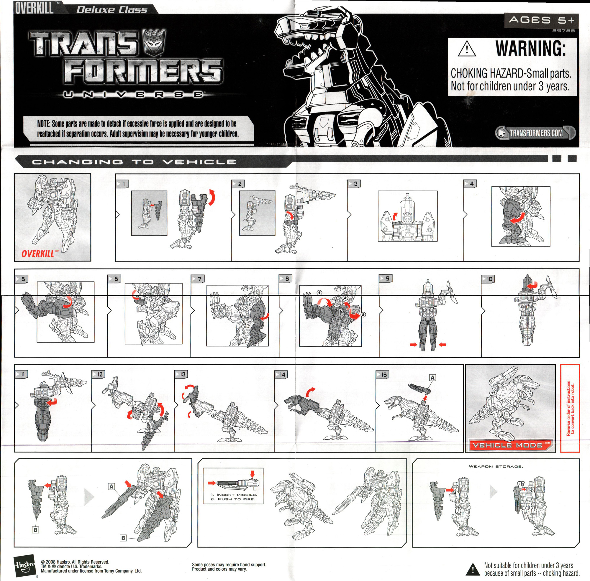 Deluxe Class Overkill (Transformers, Universe 2, Decepticon ...