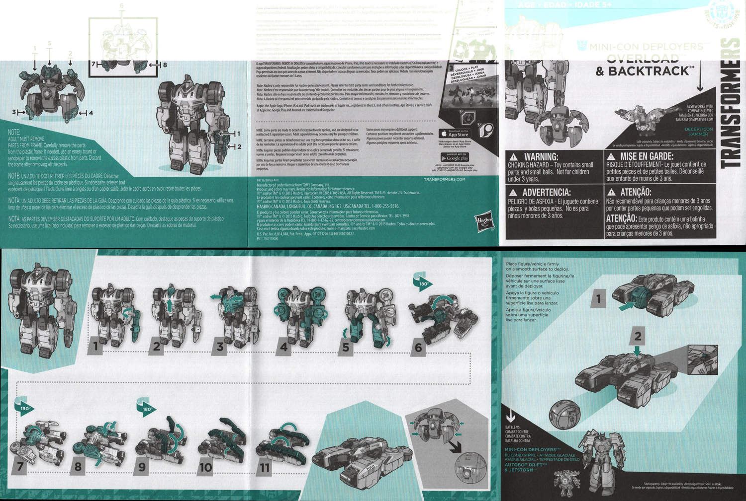 Mini-Con Deployers Overload & Backtrack (Transformers, Robots in ...