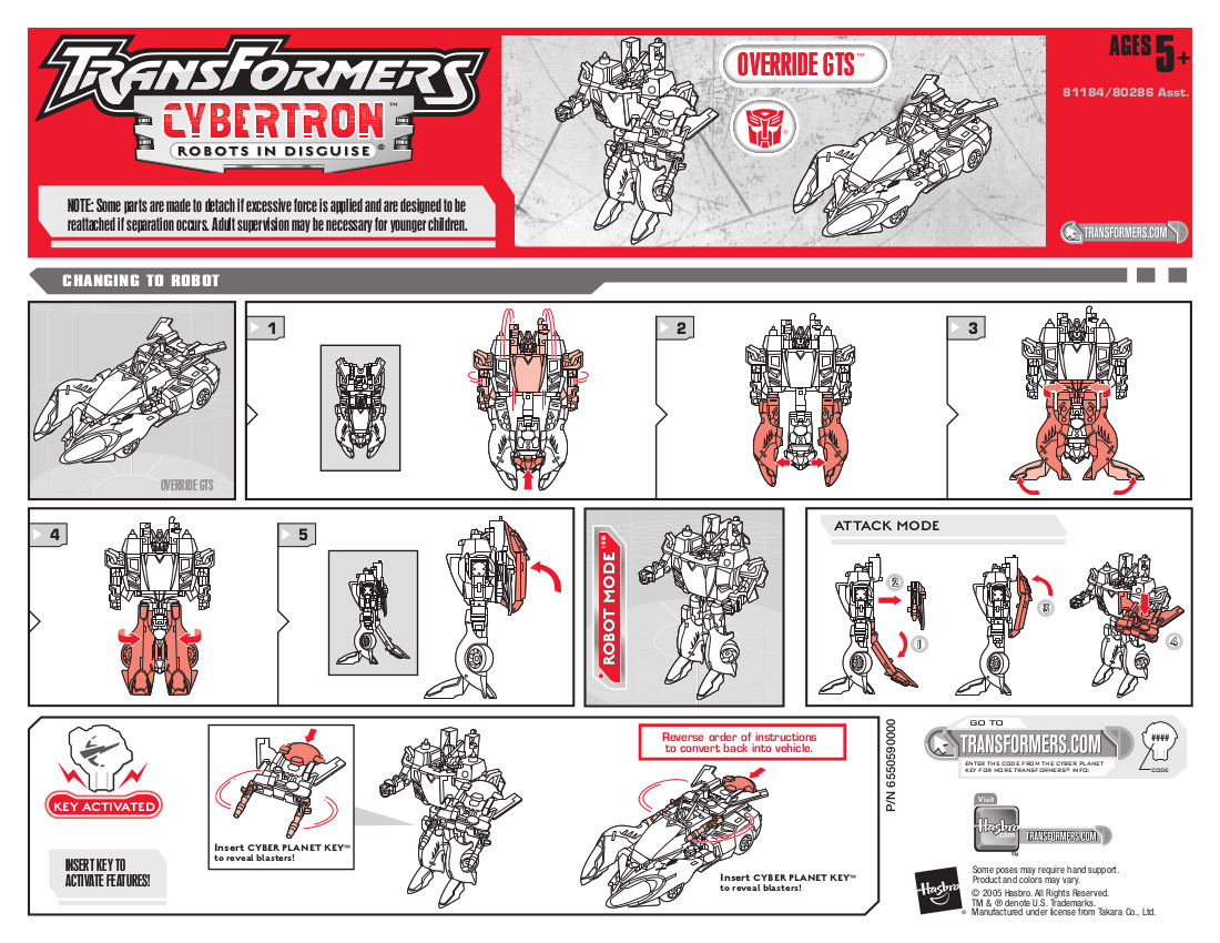 Deluxe Class Override GTS (dj9n) (Transformers, Cybertron, Autobot ...