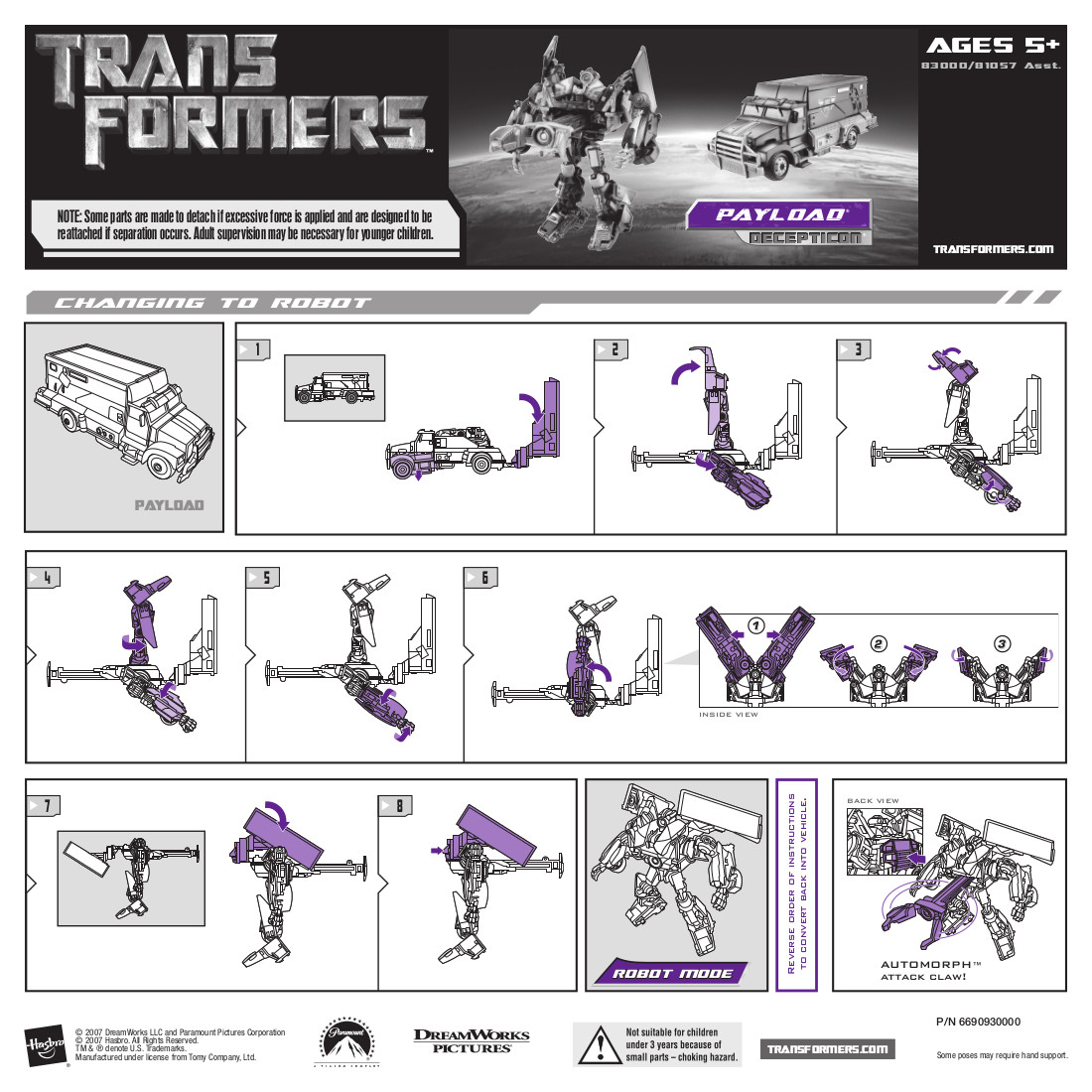 Deluxe Class Payload (Transformers, Movie, Decepticon ...