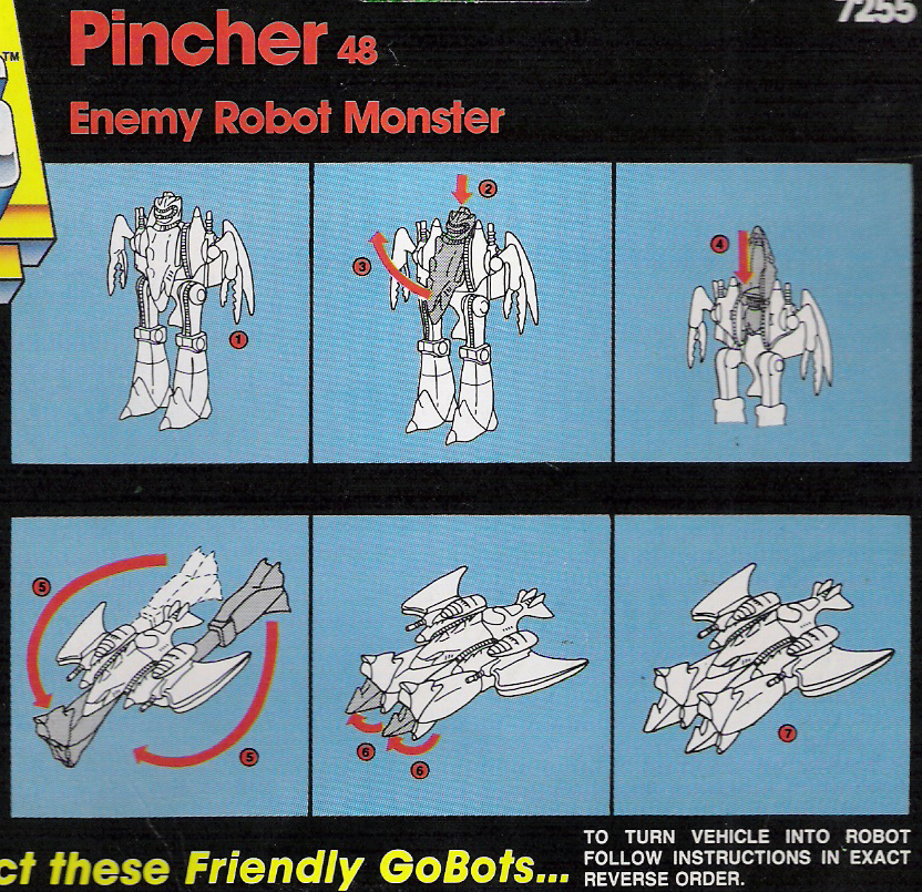 Regular Pincher (48) (GoBots, Tonka GoBots, Renegade) | Transformerland ...