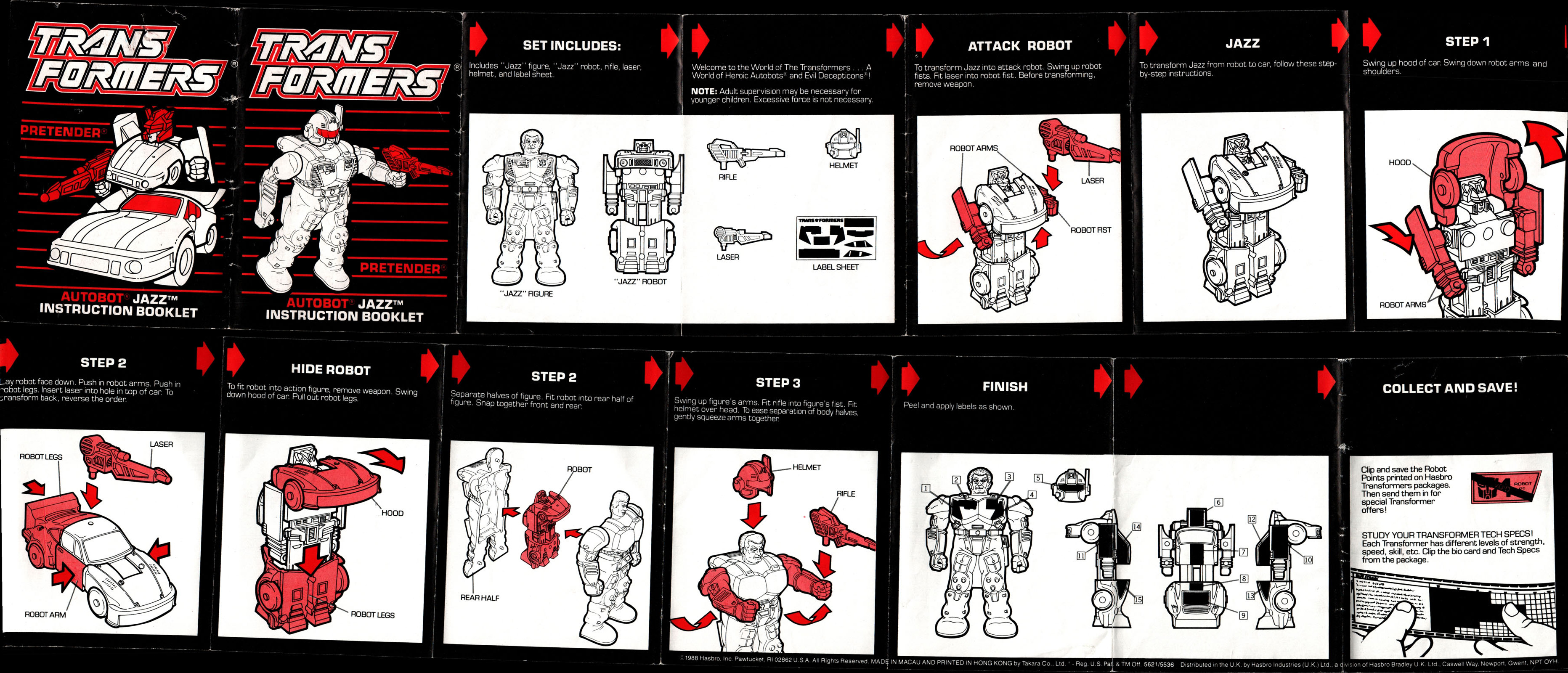 Pretenders Jazz (Transformers, G1, Autobot) | Transformerland.com ...
